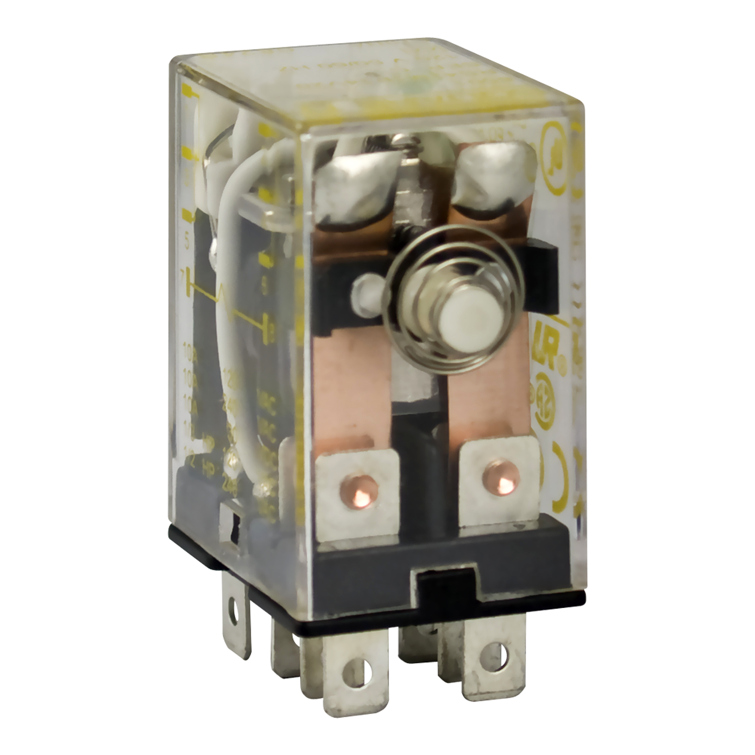 8501RS42M1V14 - Relay, miniature plug in, 15 A, 2 poles, 24 VAC coil ...