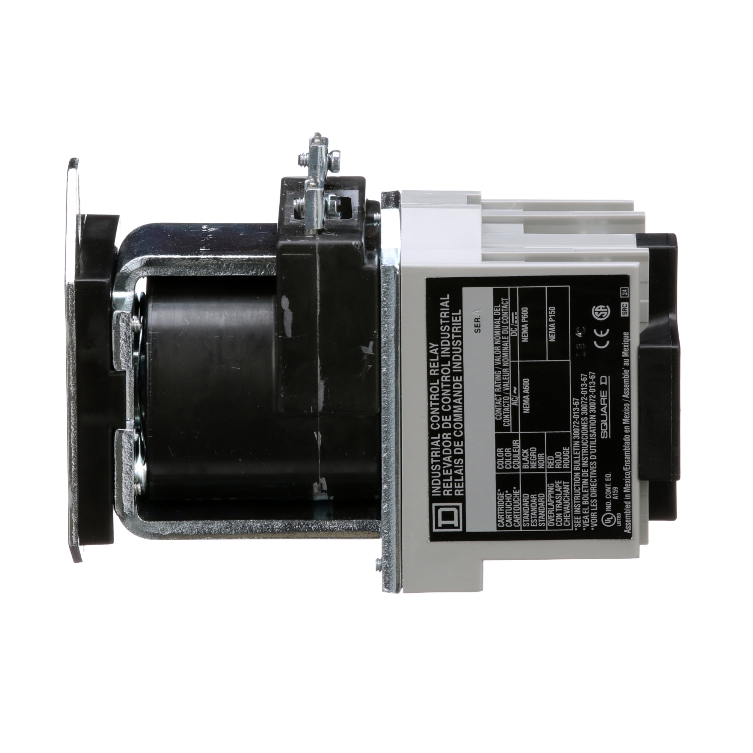 8501XDO40V56 - NEMA Control Relay, Type X, machine tool, 10A resistive ...