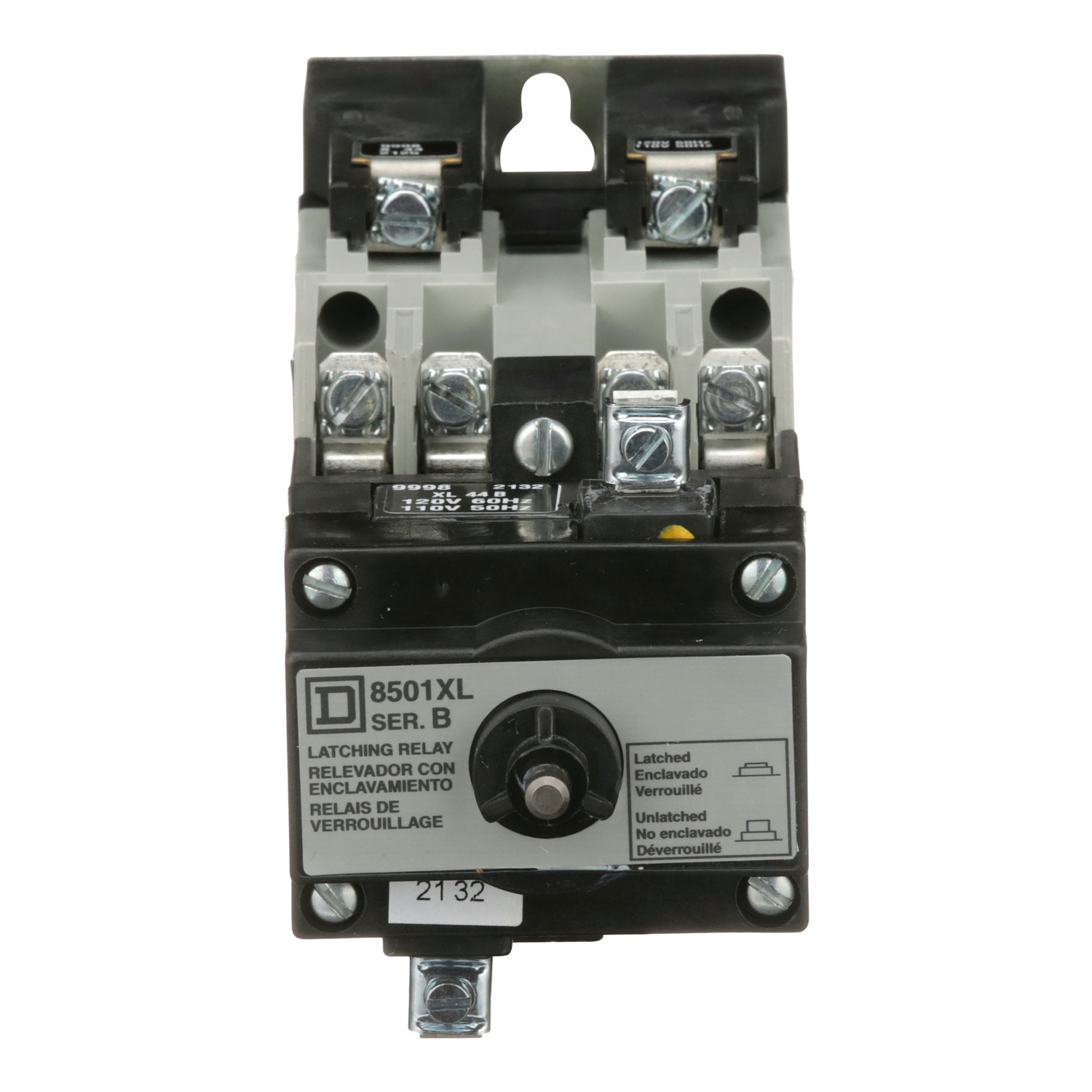 8501XO40XLV02 - NEMA Control Relay, Type X, latching, 10A resistive at ...