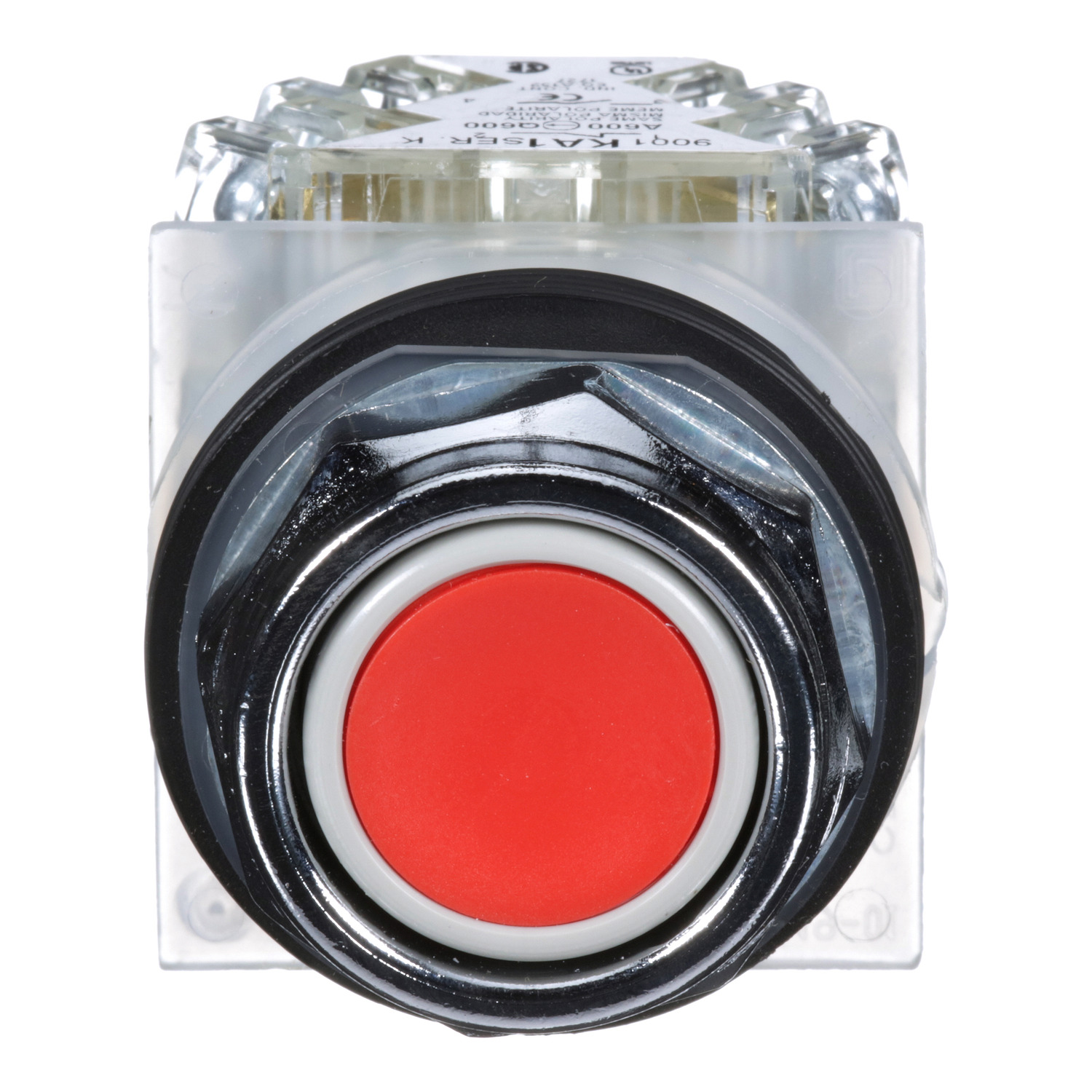 9001KR1RH13 - 30mm Push Button, Type K, push button, full guard, red, 1 NO and 1 NC | Schneider ...