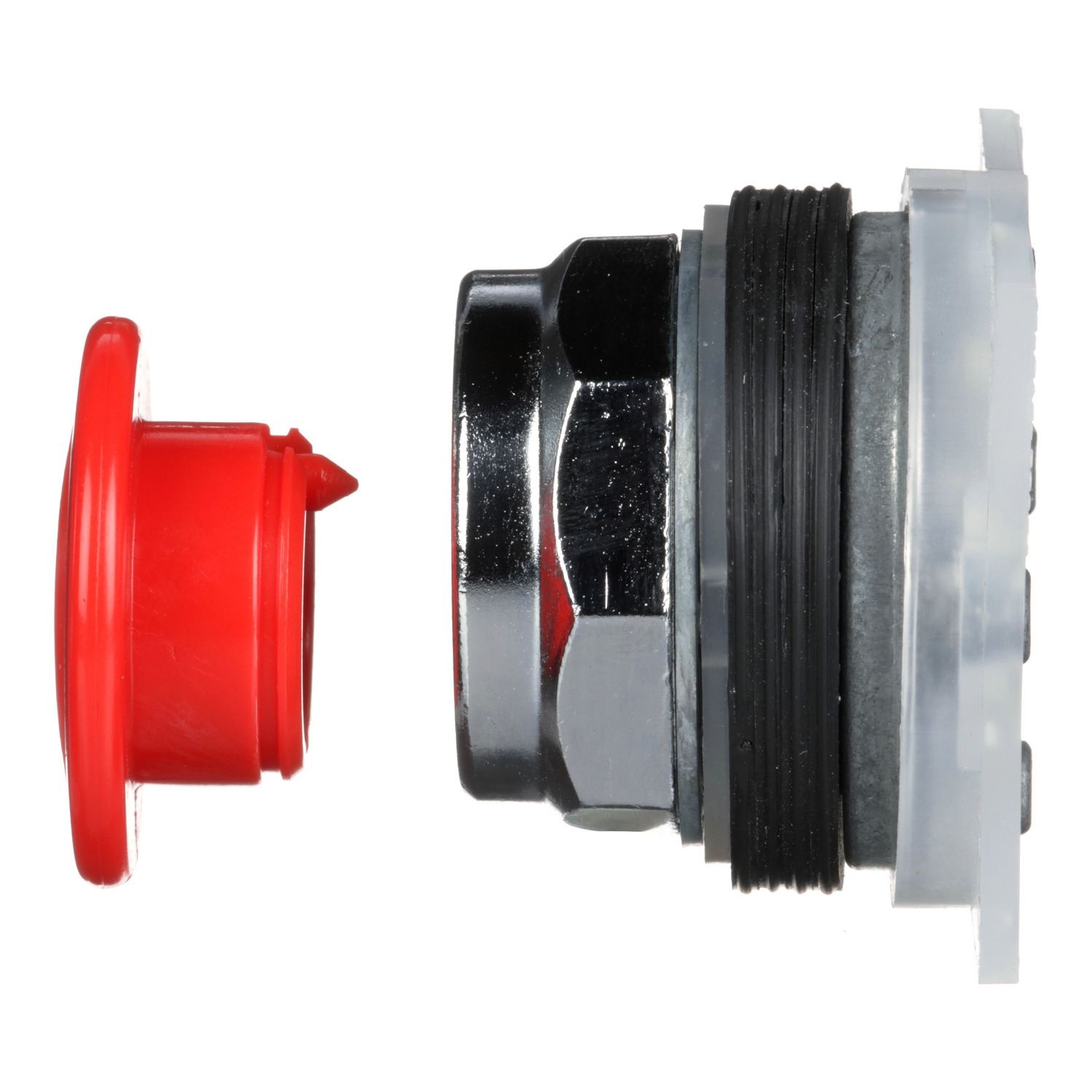 9001KR4R - Head for spring return push button, Harmony 9001K, metal ...