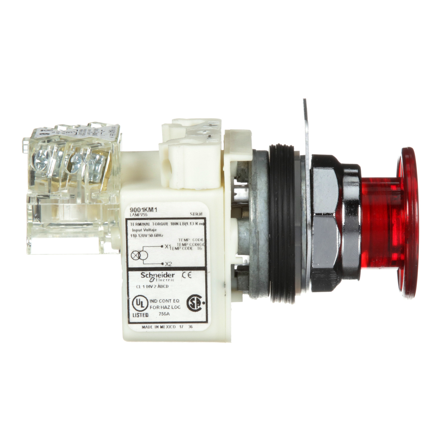 9001KR9P1RH13 - 30mm Push Button, Type K, illuminated push pull ...