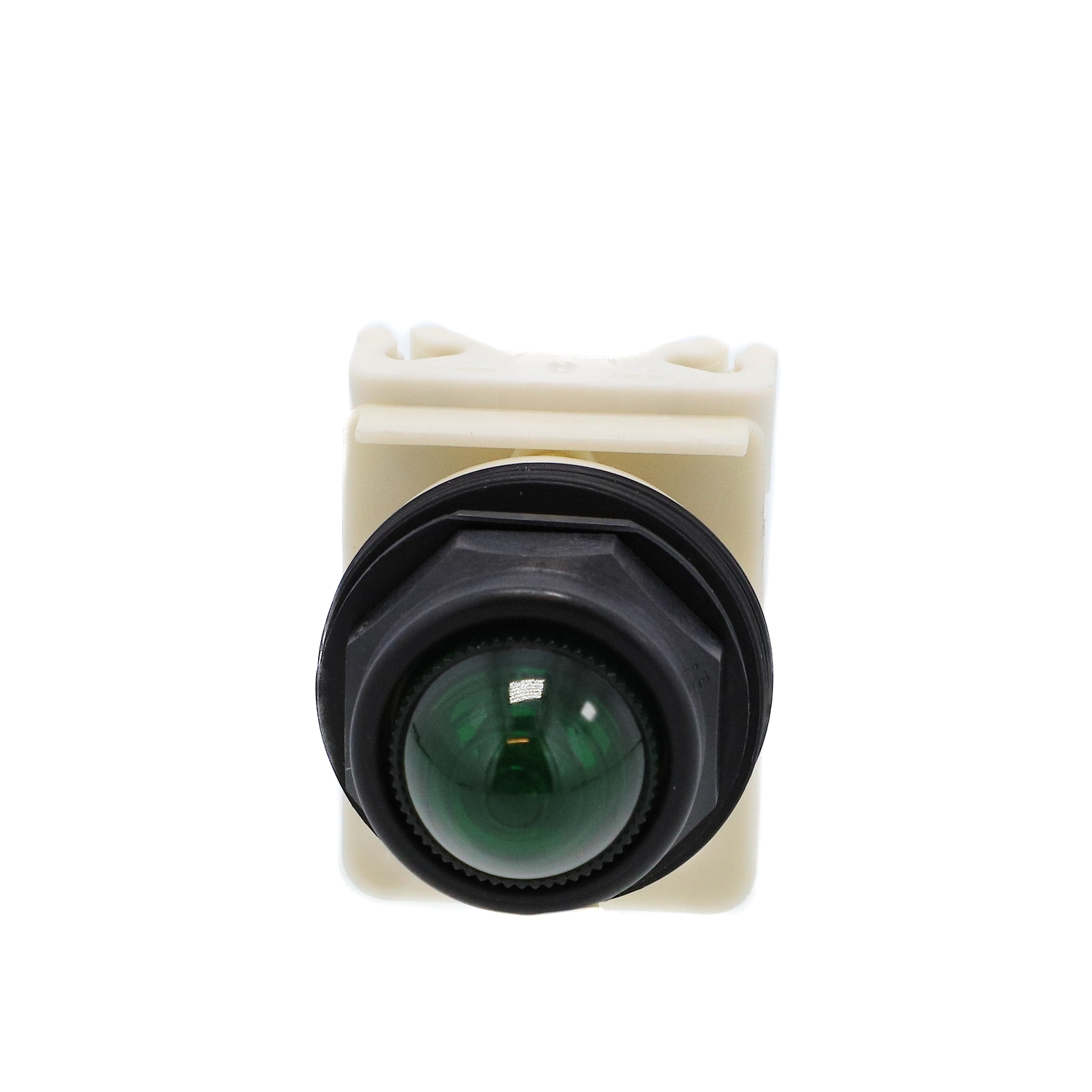 9001SKP38G9 - luz piloto octogonal Ø 30 - IP 66 - verde - bombilla BA 9 ...