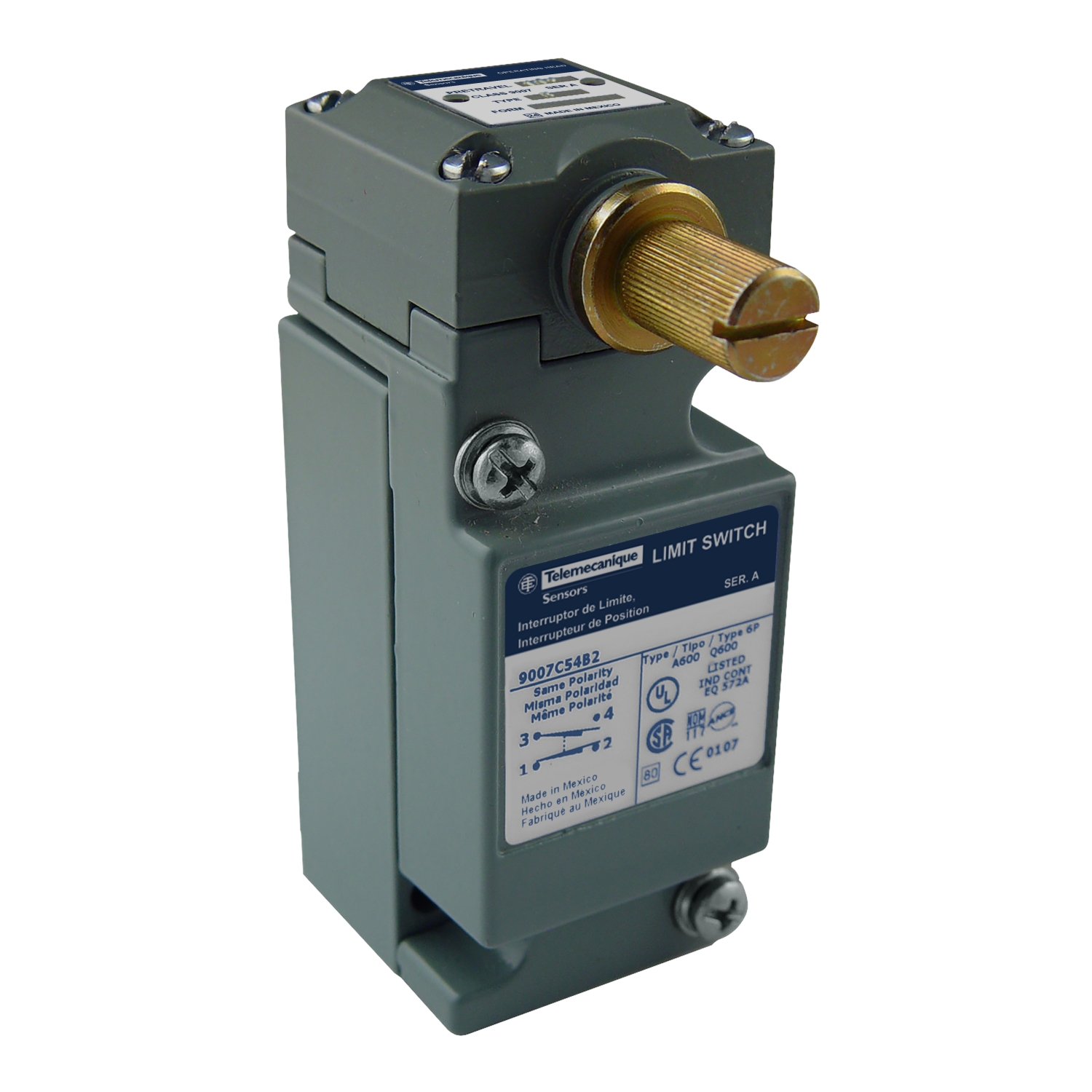 9007C62AY247 - LIMIT SWITCH 600V 10AMP C +OPTIONS | Schneider Electric USA