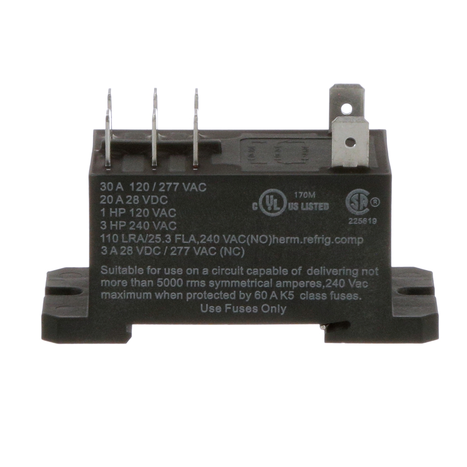 92S11A22D-120 - Power Relay, DPDT, class F insulation, DIN rail and ...