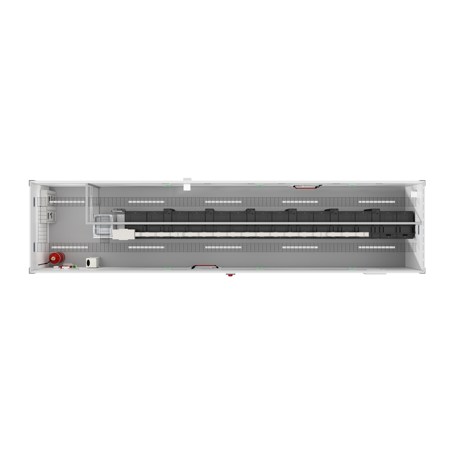 Easy All In One Module 94kW 14 rack 1xElectrical Feed 1xUPS InRow DX ...