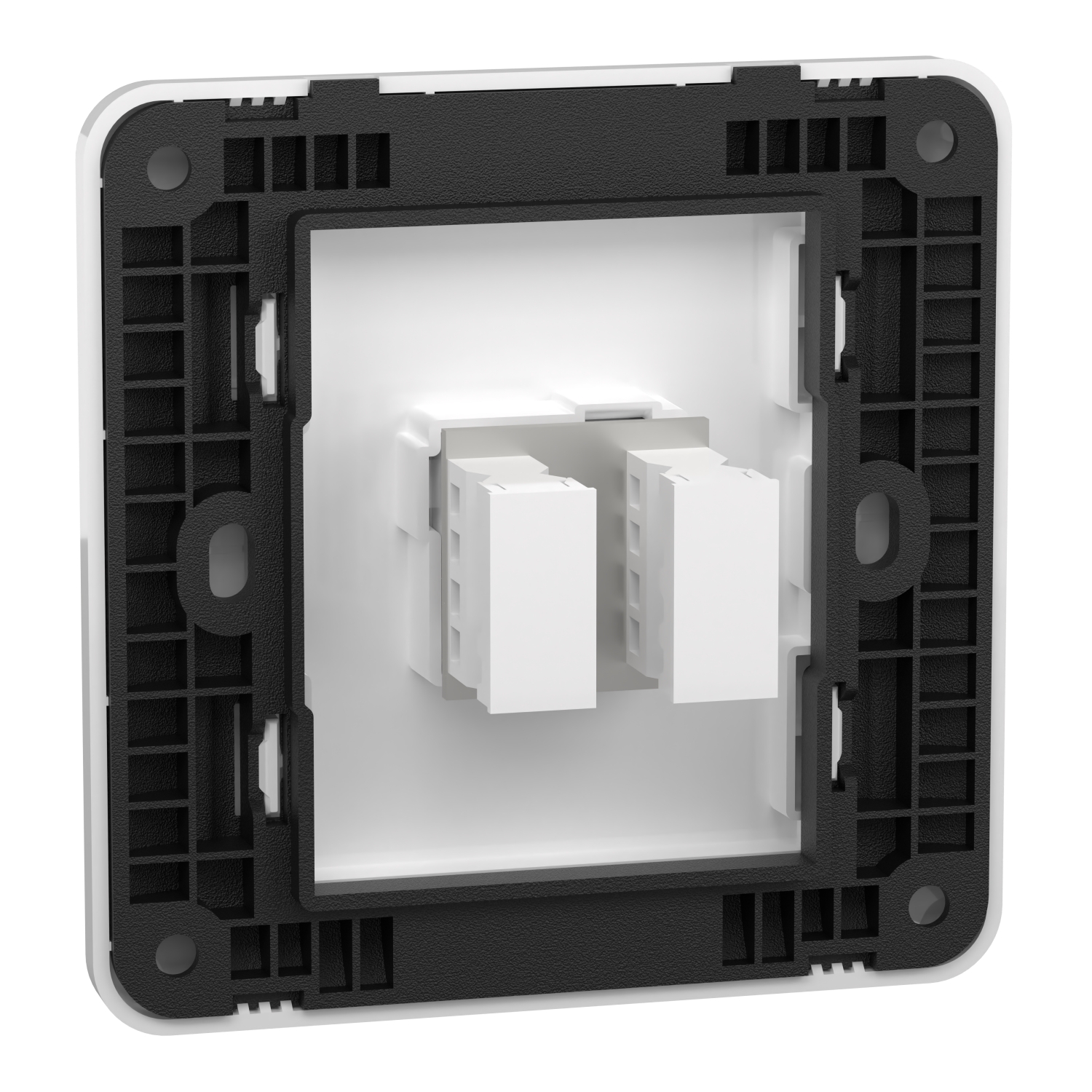 A3G31RJ6_WE - Data Socket, Category 6, 1 Gang, Affle, White | Schneider ...