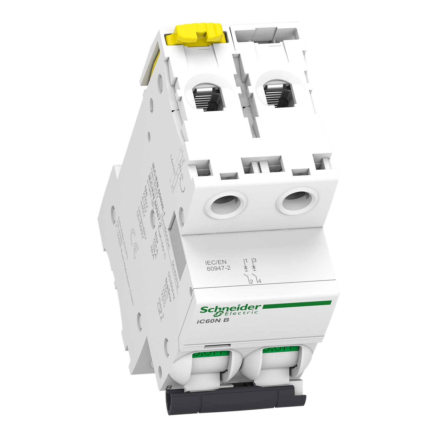 A9F73216 - Miniature circuit breaker (MCB), Acti9 iC60N, 2P, 16A, B ...