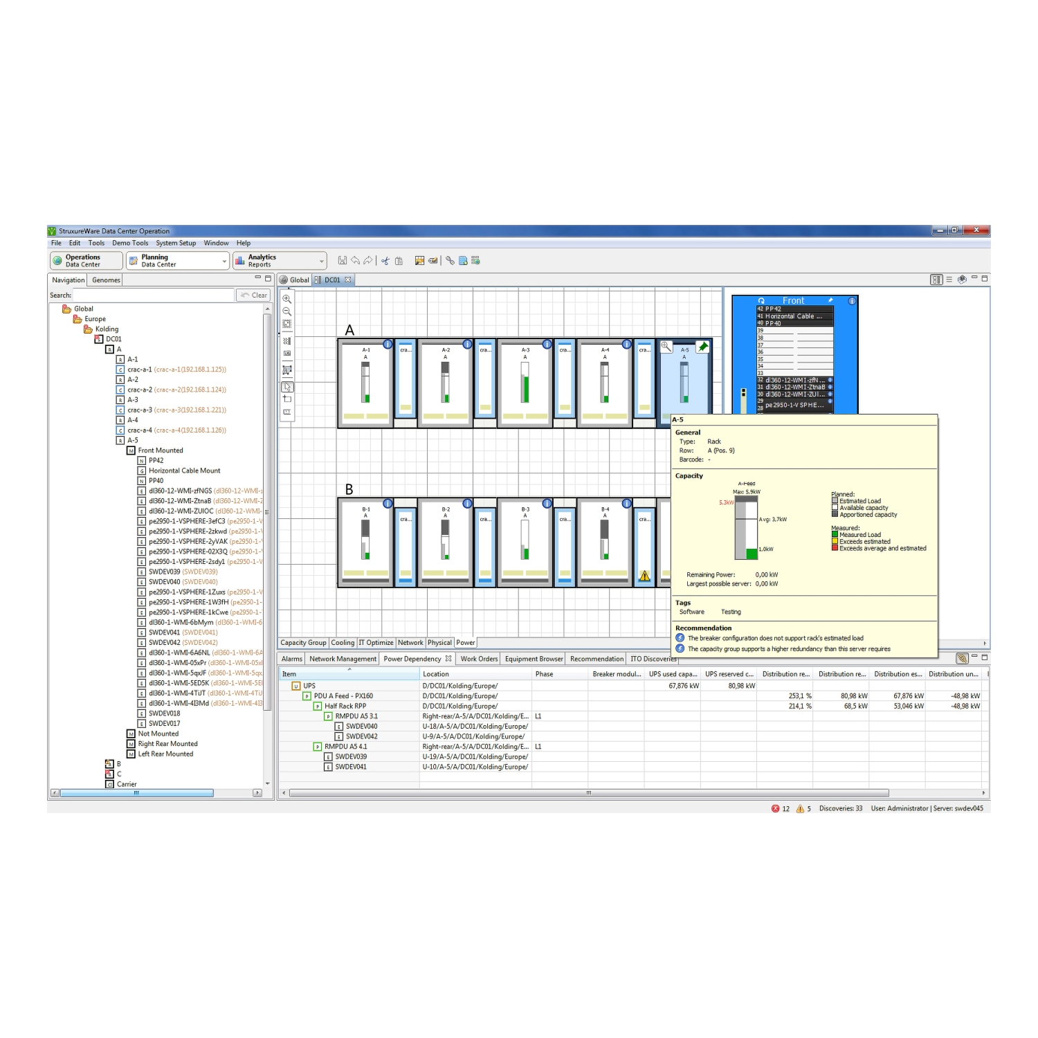 AP9161100 - Data Center Operation: IT Power Control 100 Rack License ...