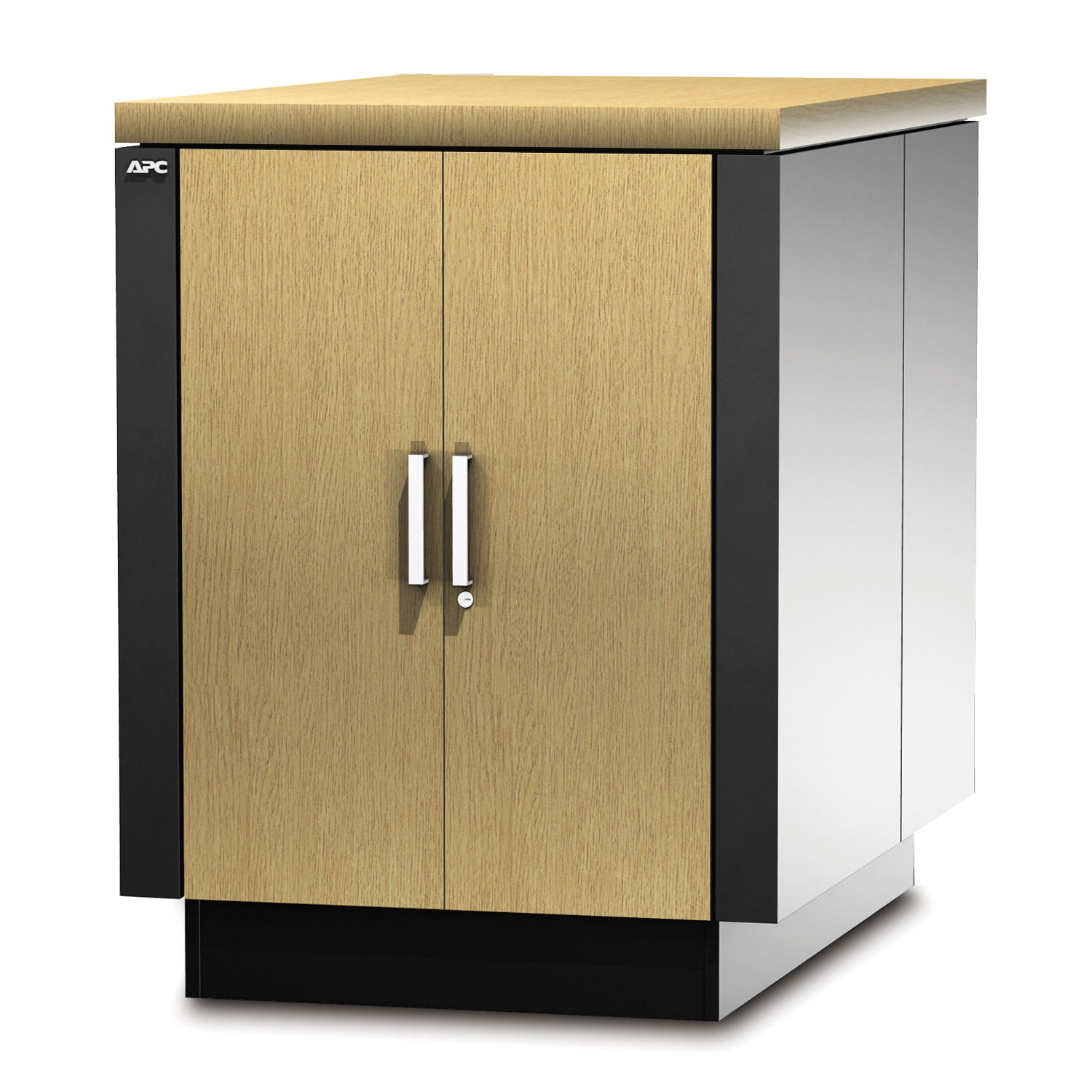 AR4018 - APC NetShelter CX, 18U, Soundproof Server Rack Enclosure, 100V ...