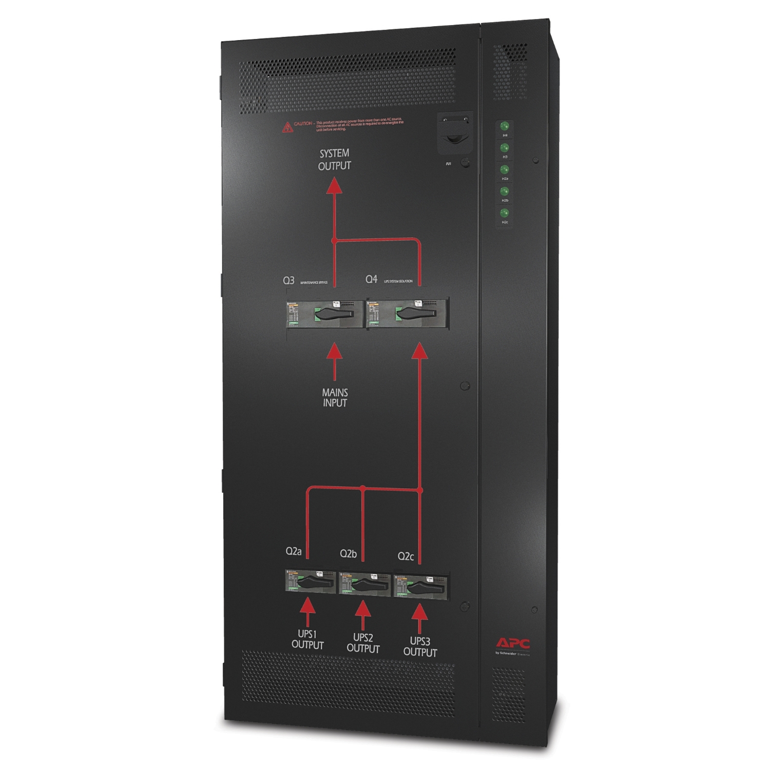 Apc Parallel Maintenance Bypass Panel Up To 3 Units 10 20kva 400v