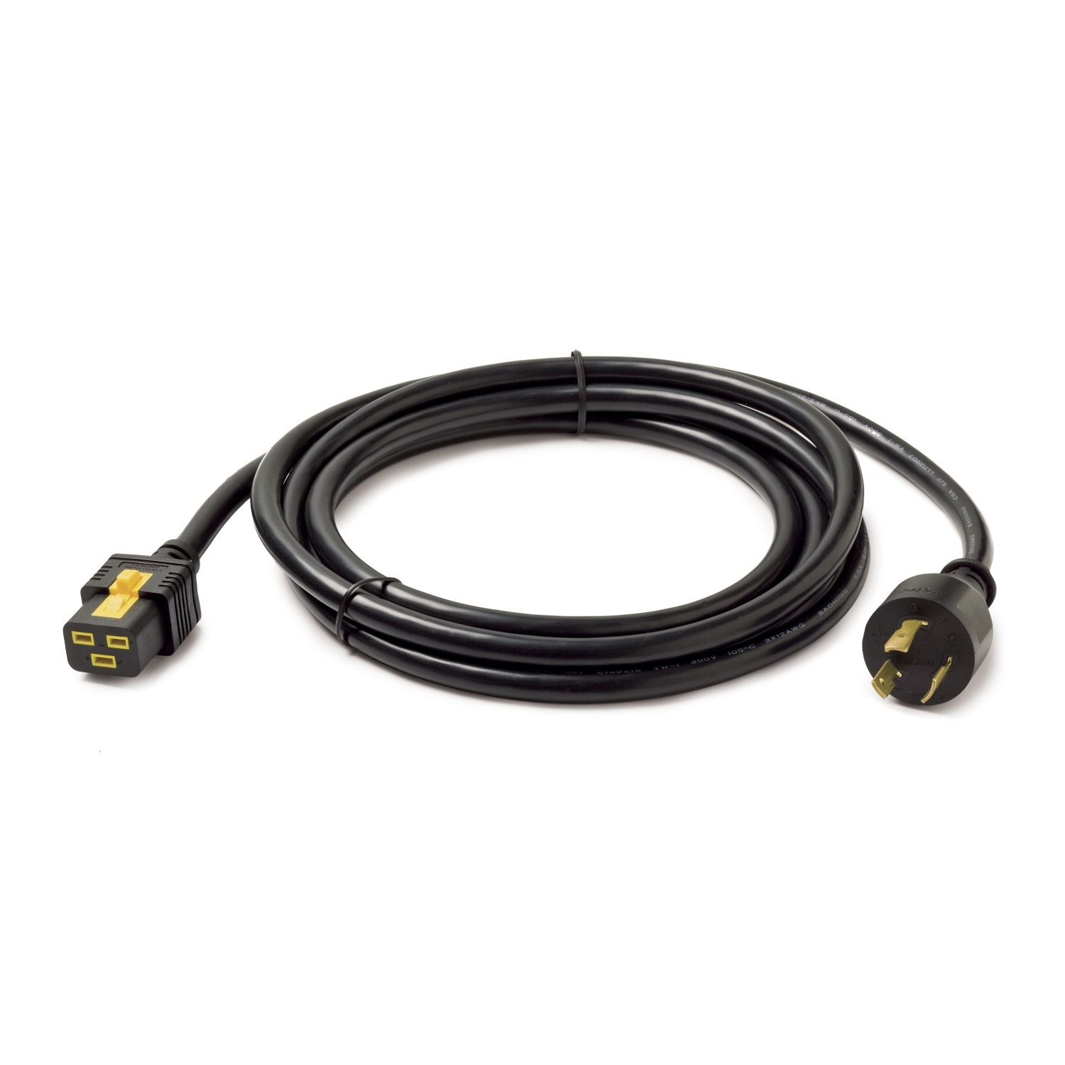 APC NetShelter Power Cord, Locking, IEC C19 to NEMA L6-20P, 3 ...