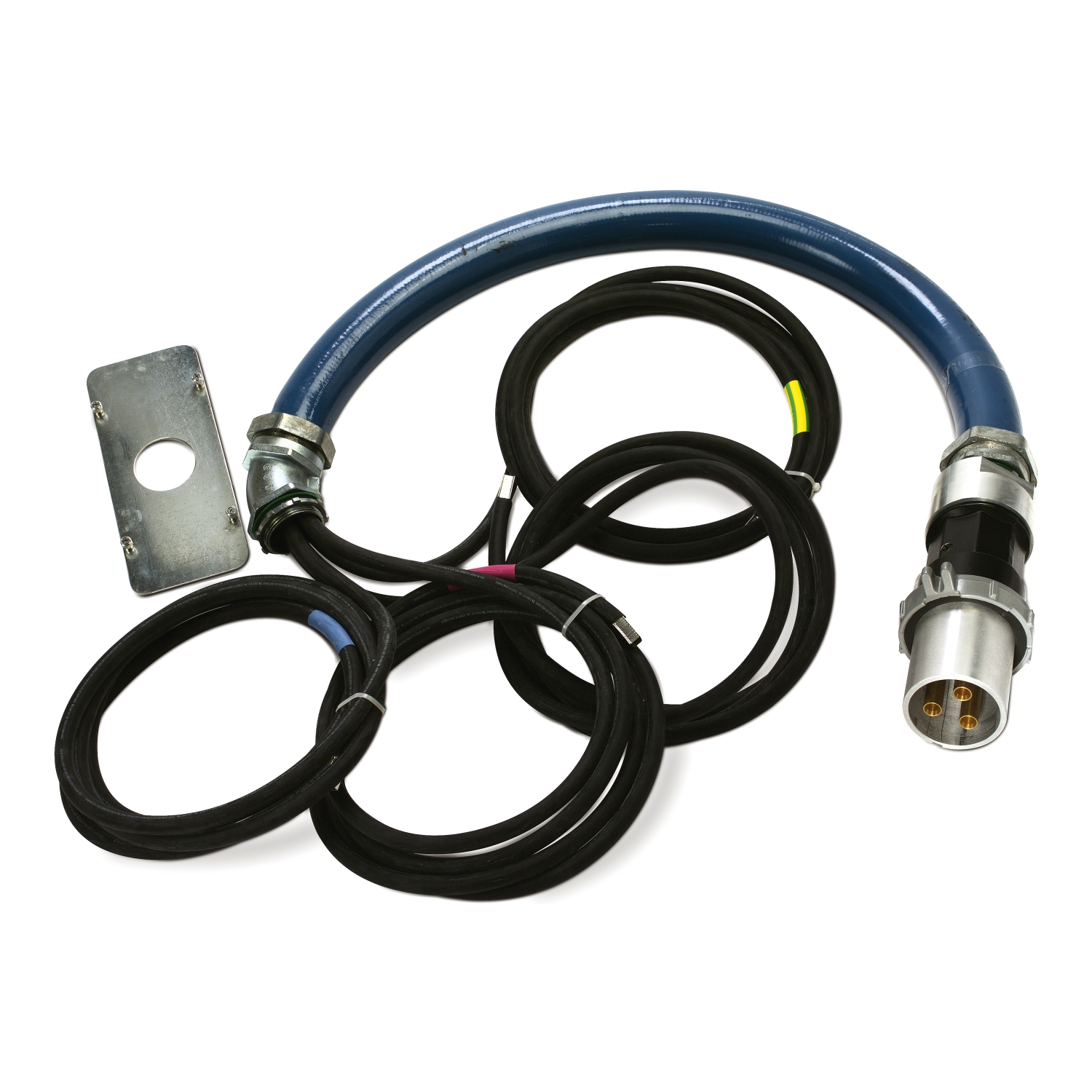 PDPB4200 - ISX PDU Input Bottom Entry Cable w/ a 200 A 4 Wire plug ...