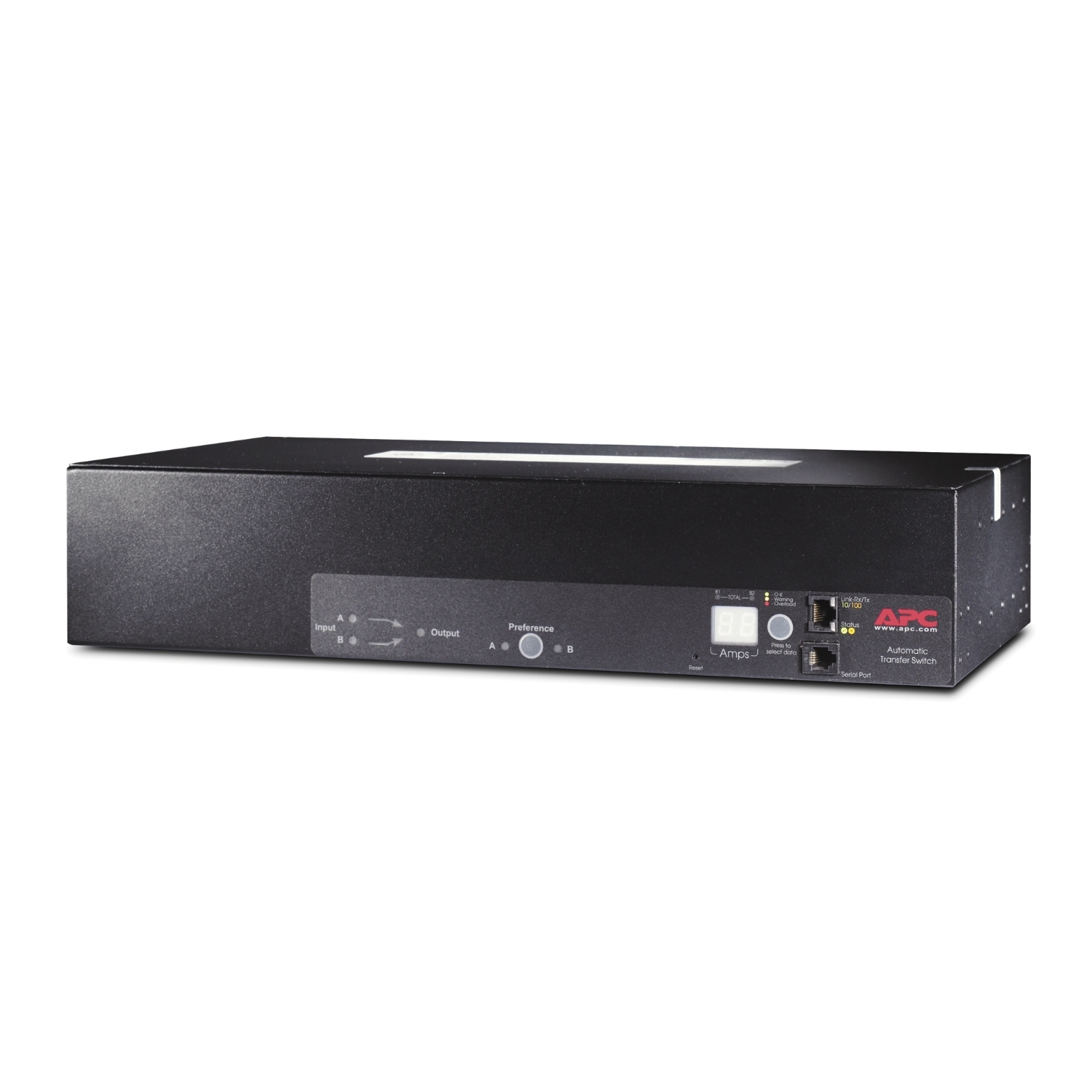 AP7753 - Rack ATS, 2U, 120V, 30A, L5-30P In, (16) 5-20 Out | Schneider ...