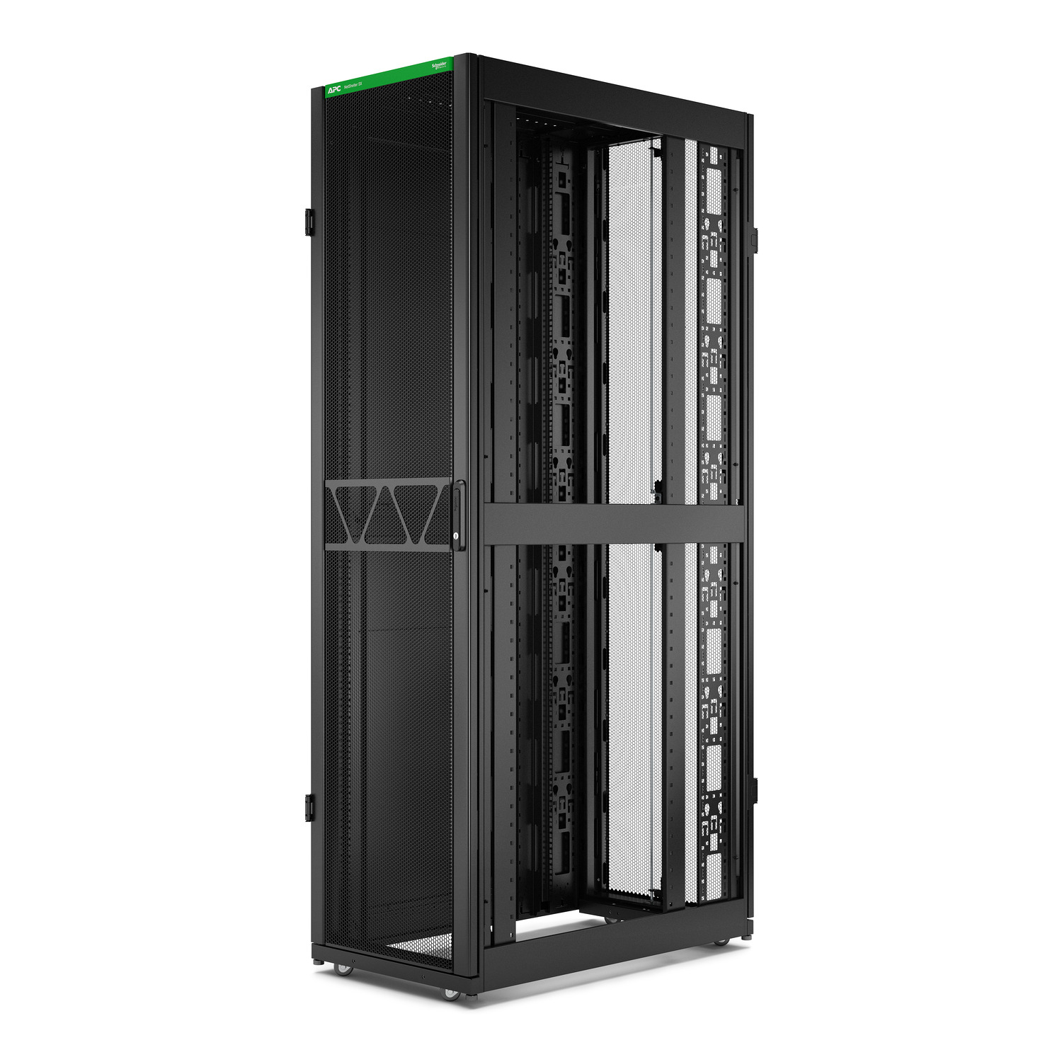 AR3107B2 - APC NetShelter SX Server Rack Gen 2, 48U, 2258H x 600W x 1070D mm, with Sides, Black ...