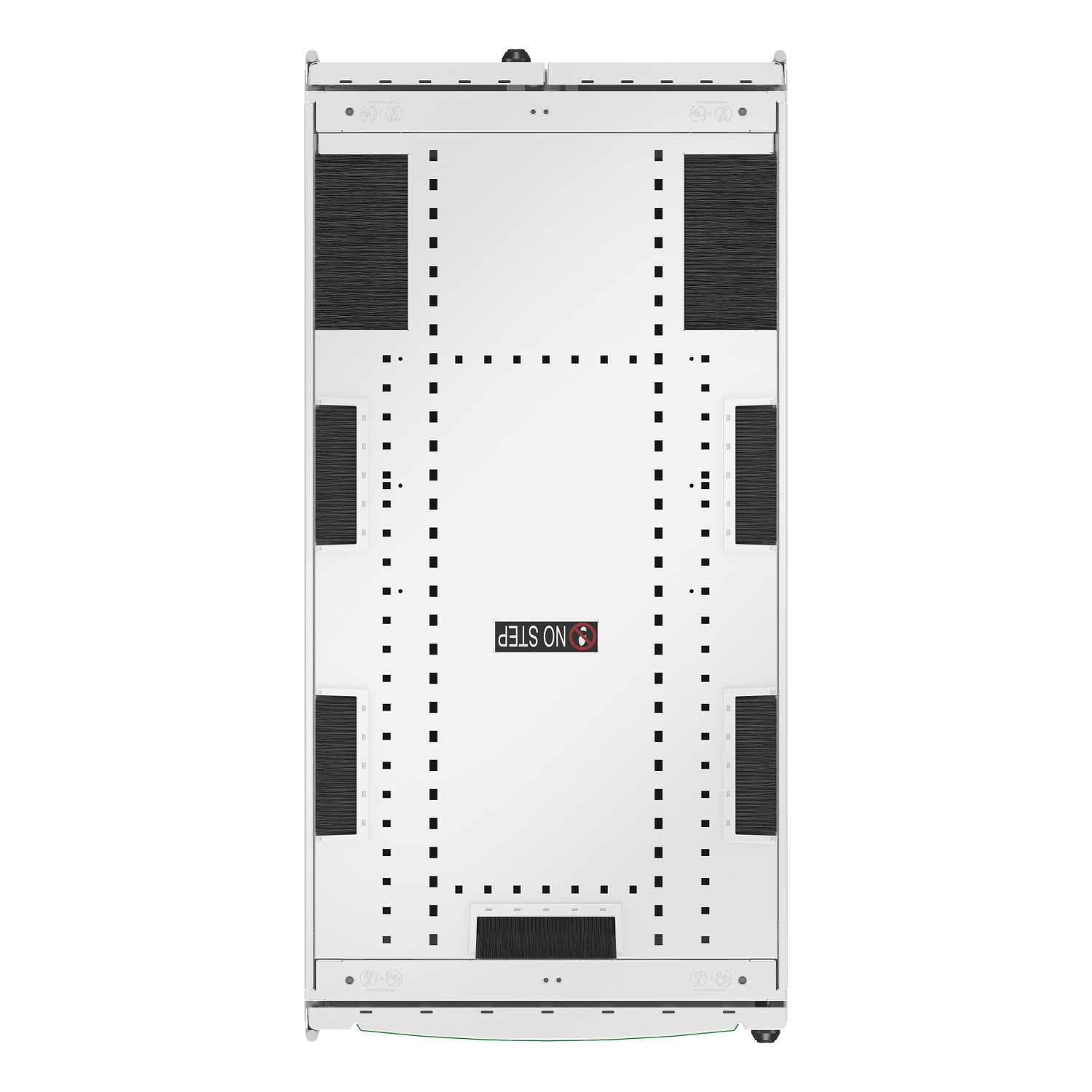 APC NetShelter SX Server Rack Gen 2, 48U, 2258H x 600W x 1200D mm, with Sides, White - AR3307W2 ...