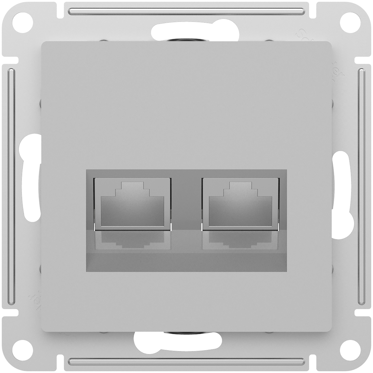 ATN000388 - Double computer socket, Atlas Design, RJ45, Cat 6A ...