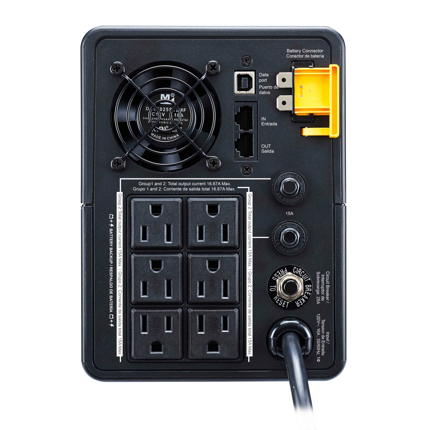 BX2000M-LM - APC Back-UPS 2000VA, 120V, AVR, NEMA Sockets | Schneider ...