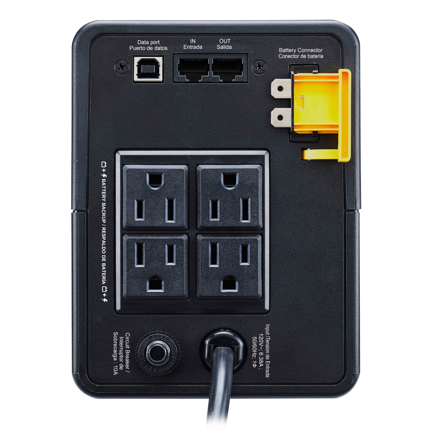 BX750M-LM - Unidad Back-UPS de APC, de 750 VA y 120 V, AVR | Schneider ...