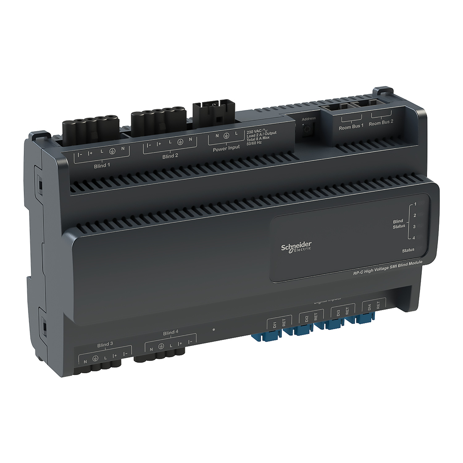 SXWRESMI4HVPD10001 - Output blind type SMI expansion module, SpaceLogic RP Expansion Modules, 4 ...