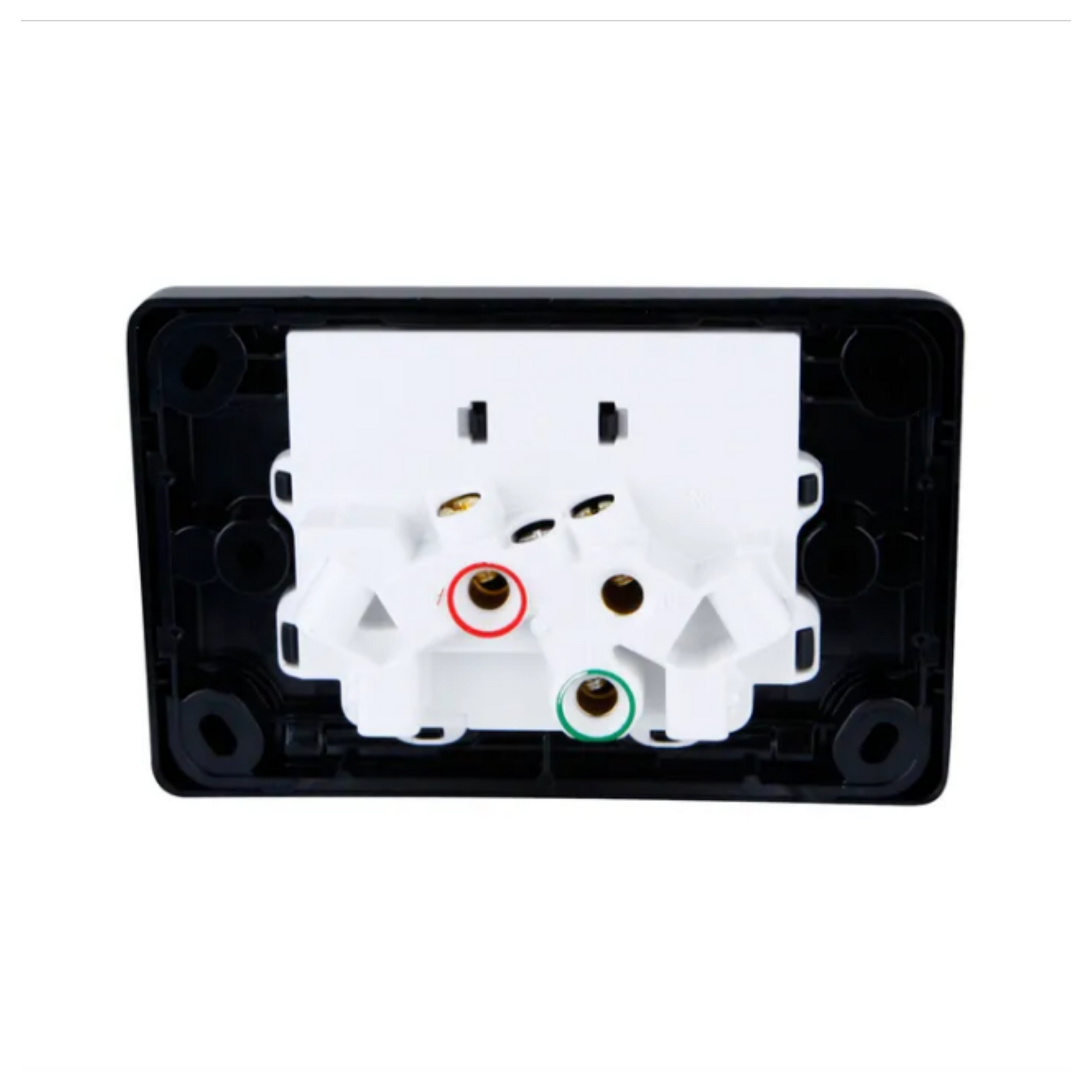 C2025-BK - Socket Outlet Switch, C2000 Series, Double Horizontal, 250V ...