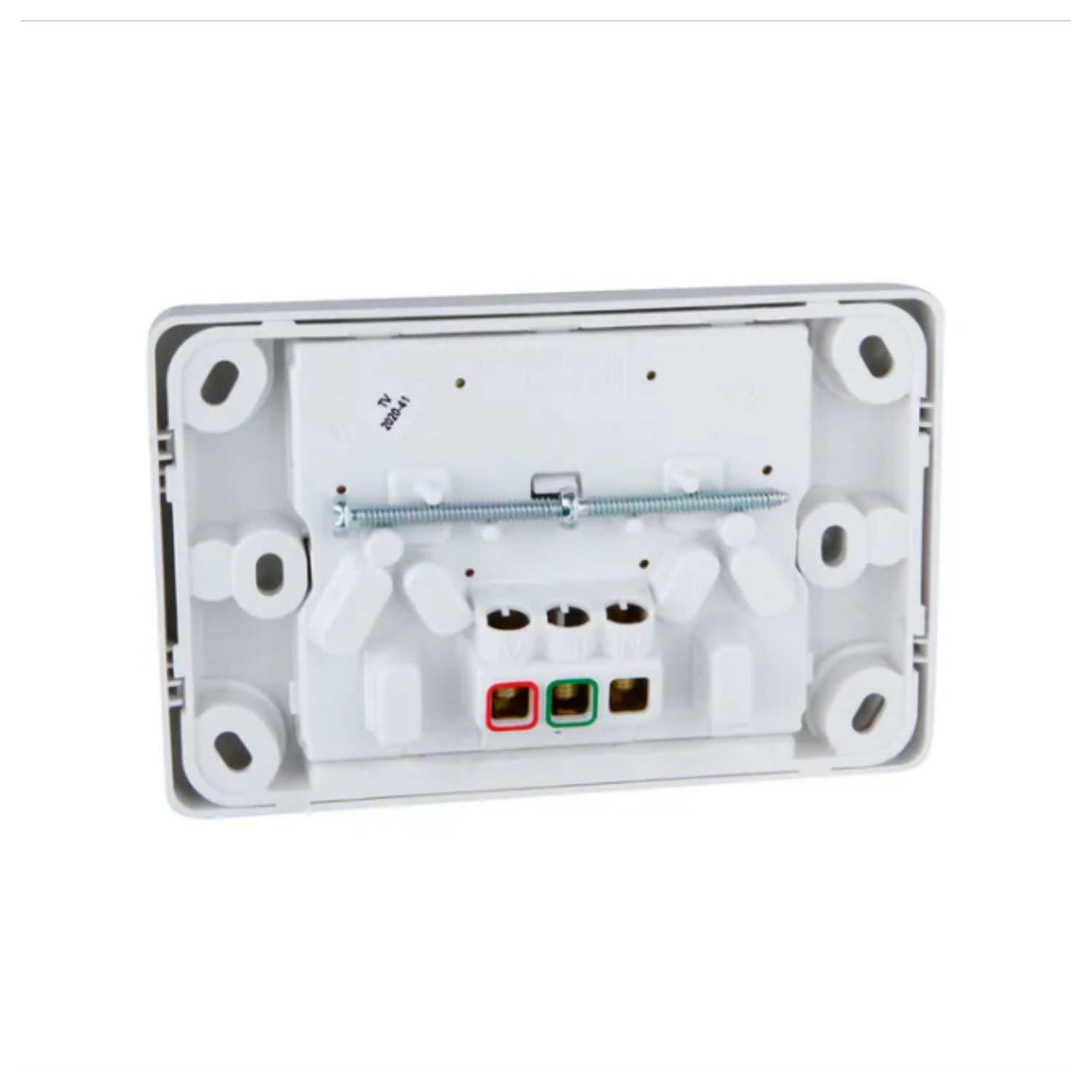 C2025D-WE - Switched Socket Outlet, Classic C2000 Series, Twin, 250V ...