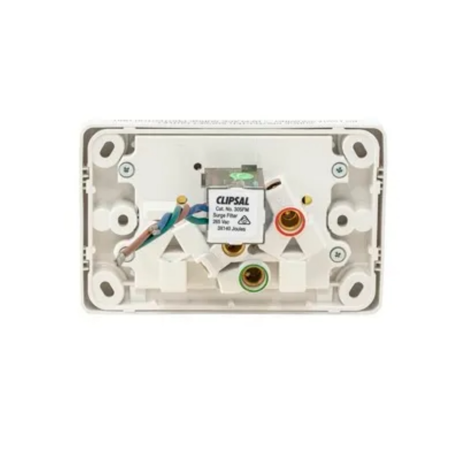C2025SF-WE - Switched Socket Outlet, Classic C2000 Series, Twin, 250V ...