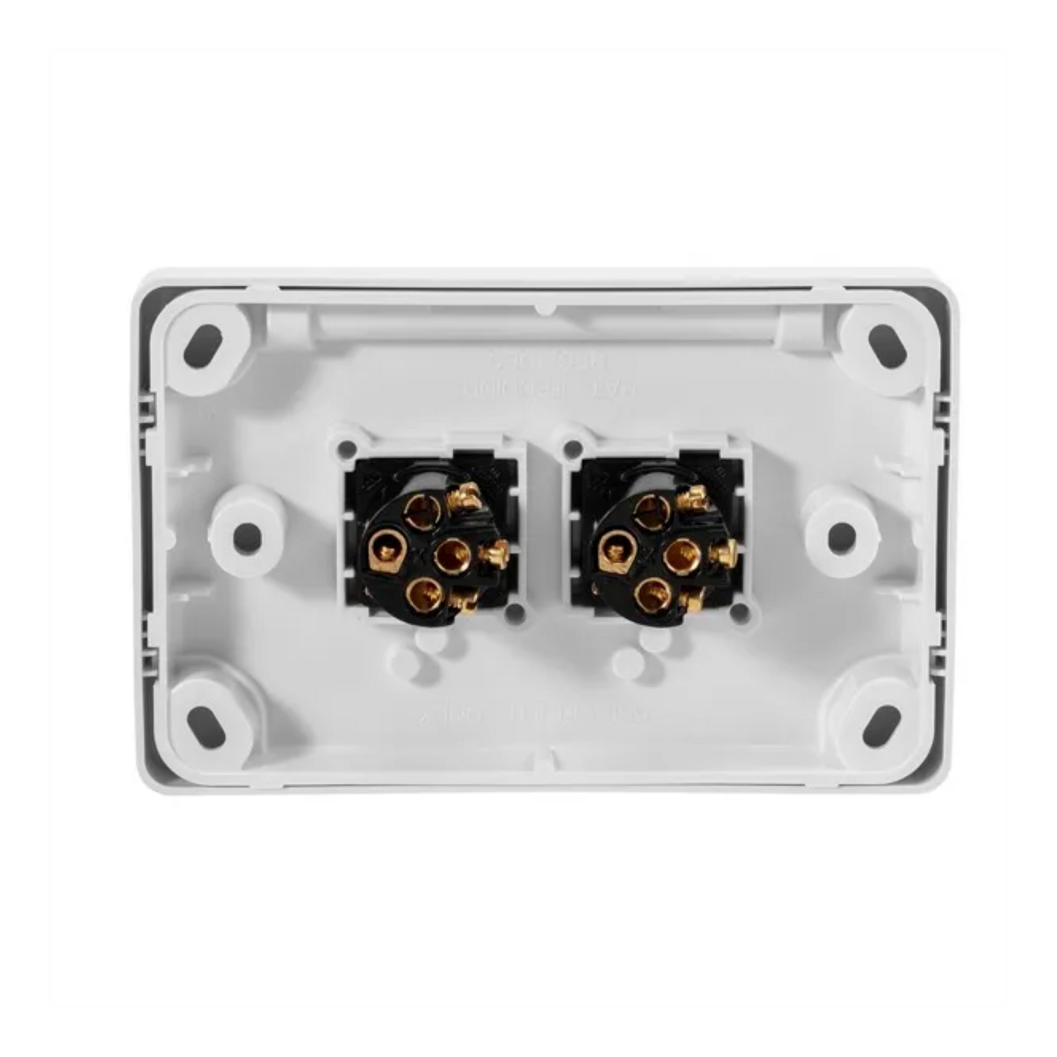 C2032HA-WE - Flush Switch, Classic C2000 Series, 2 Gang, 250VAC, 10A ...