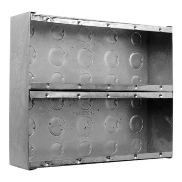 Clipsal - Mounting Accessories Wall Box Metal, Poured Concrete, Double ...
