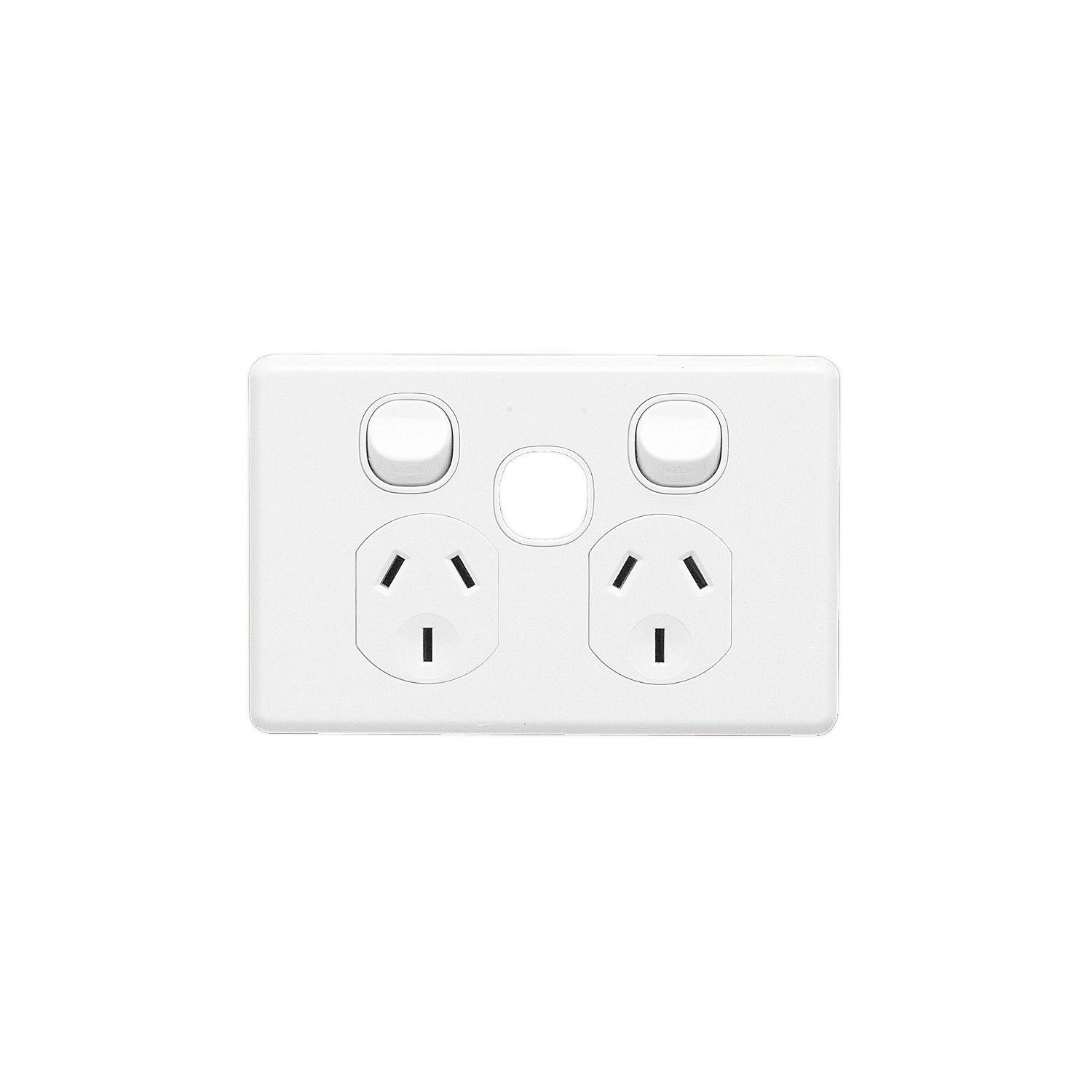 C2025XUA-WE - Switched Socket Outlet, Classic C2000 Series, Twin, 250V ...