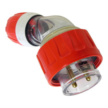 Electric Orange | Clipsal - 56 Series Plug IP66 Angled 4 PIN Round 20A ...