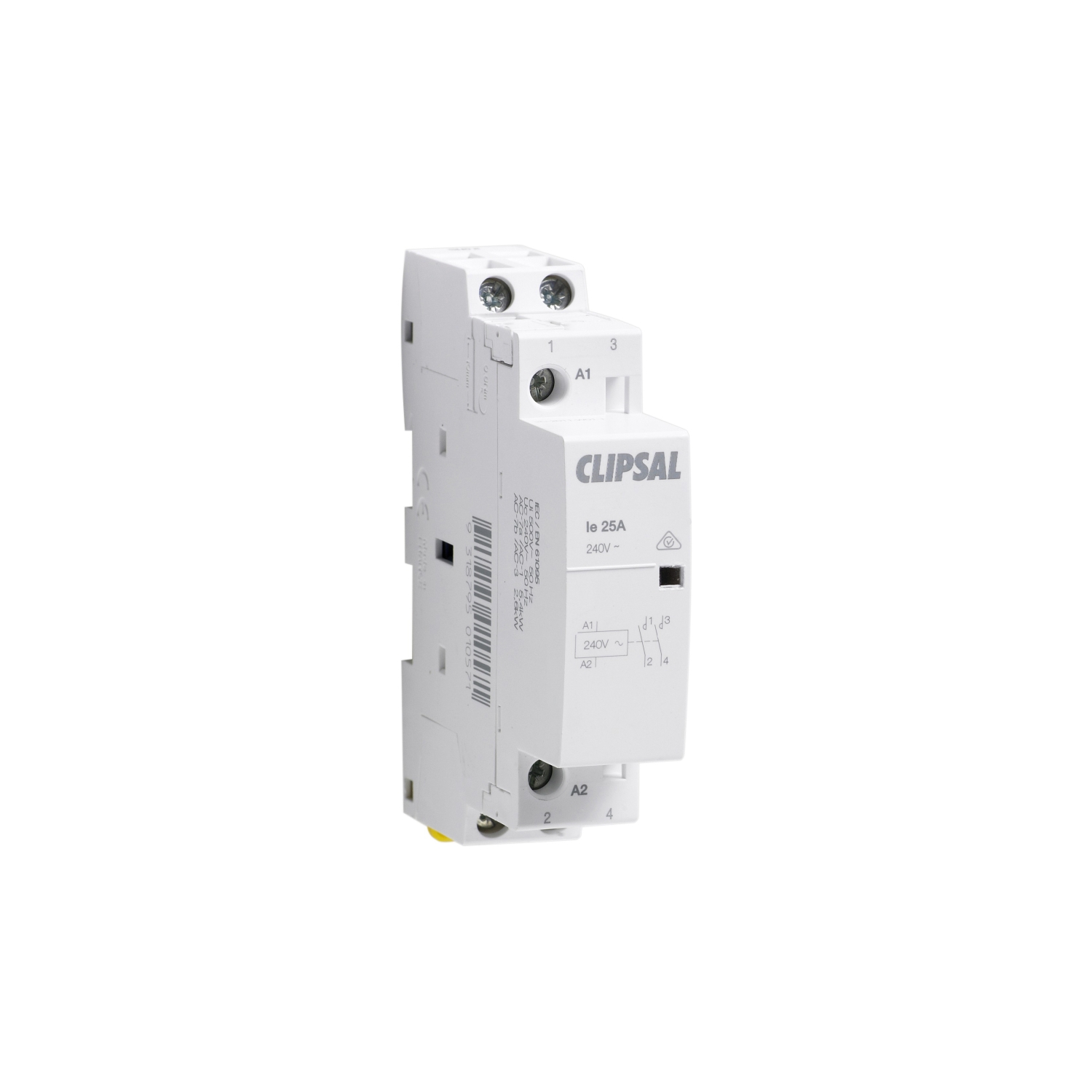 4CNT2 - Contactor, Clipsal - Max 4, 25 A 240 VAC 2 NO 1 module ...