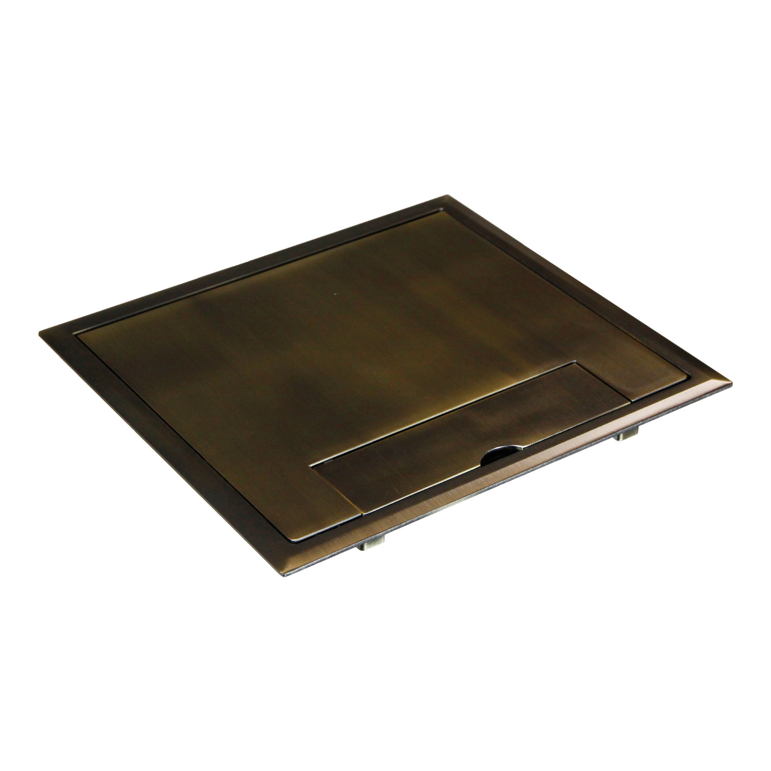 INS51225 - lid for 8 modules steel box, OptiLine 50, gunmetal steel ...