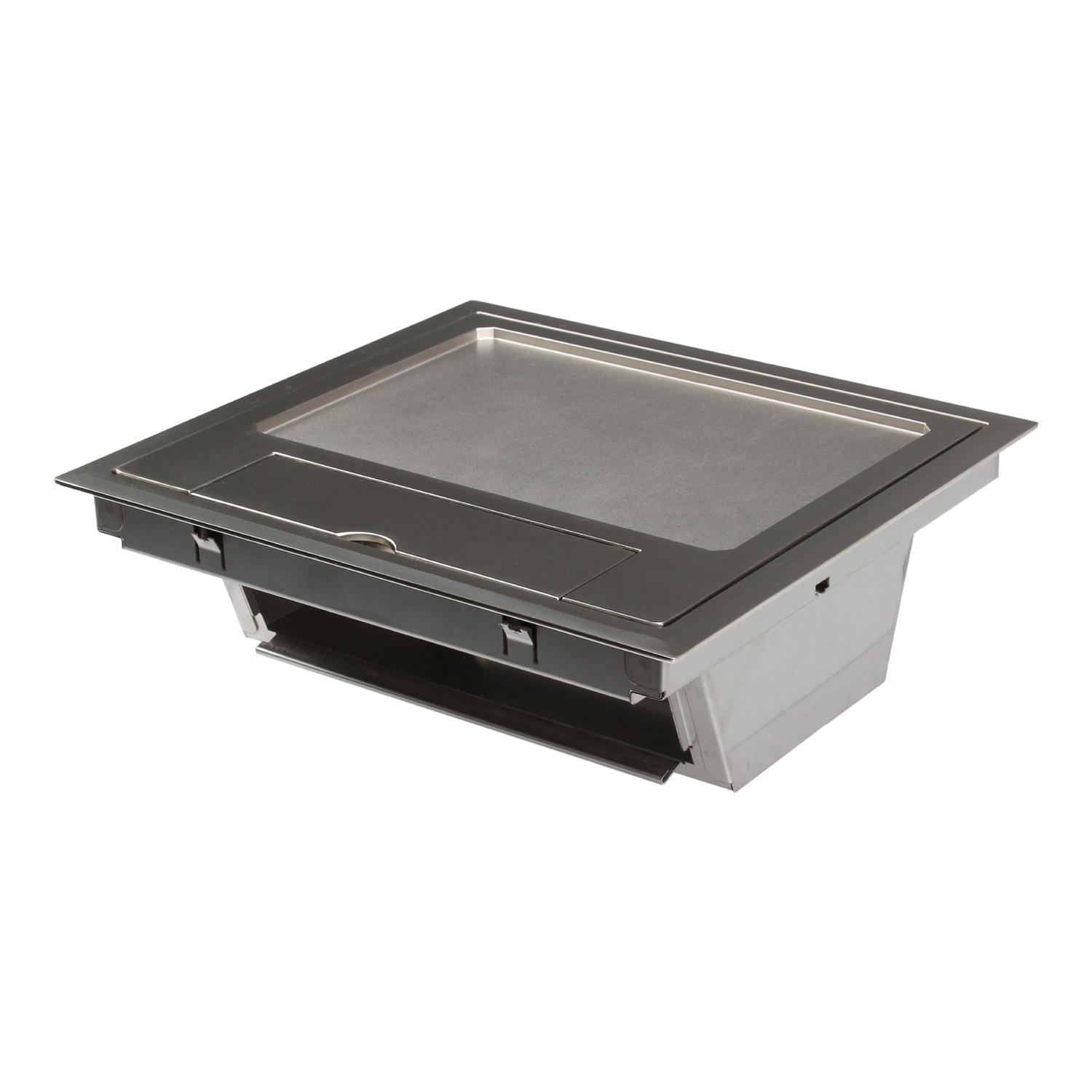 INS62032 - Recessed Lid, OptiLine 50, 8 Module Carcass with Aluminium ...