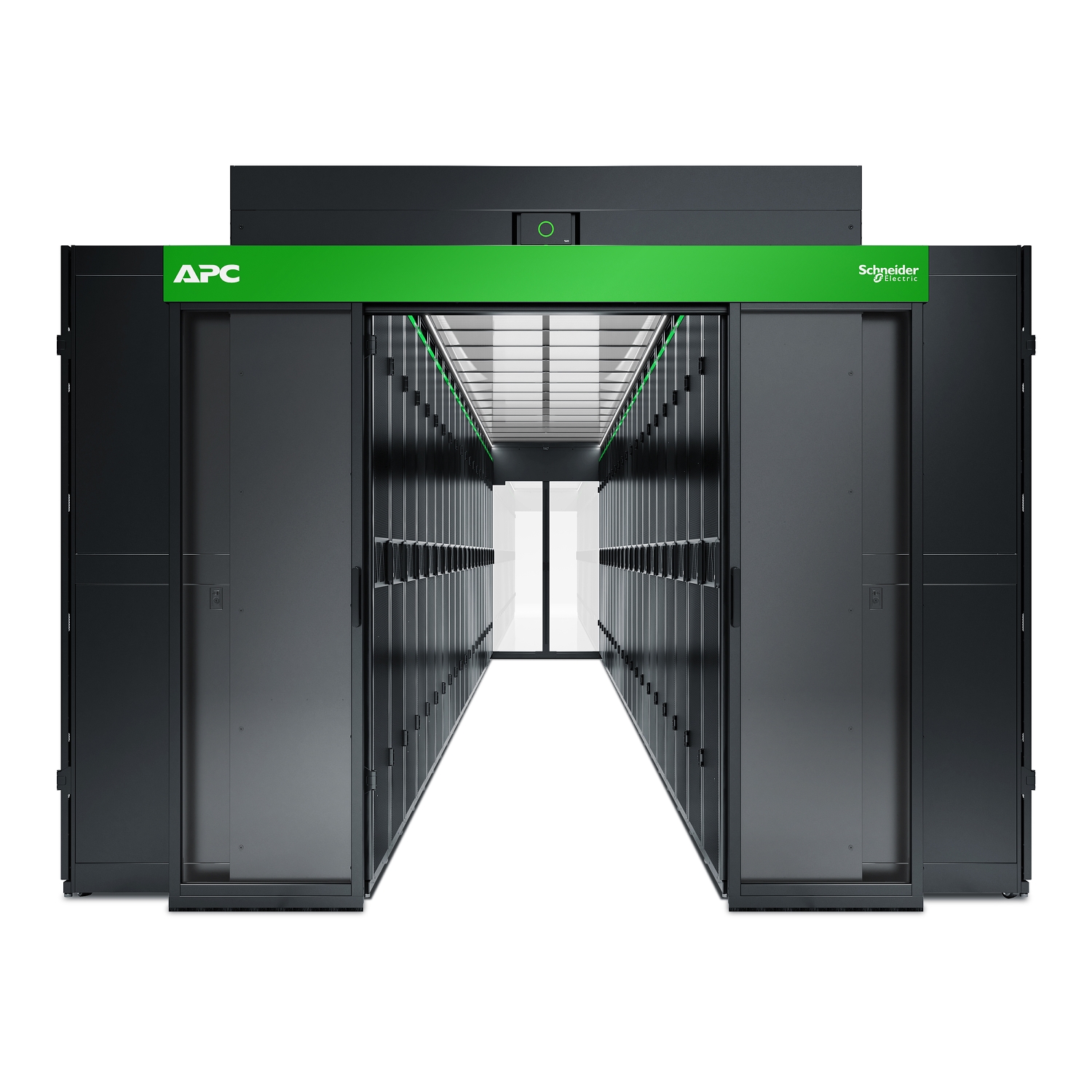 APC NetShelter Aisle Containment, Dual Sliding Door, Black - NSAC2401 ...