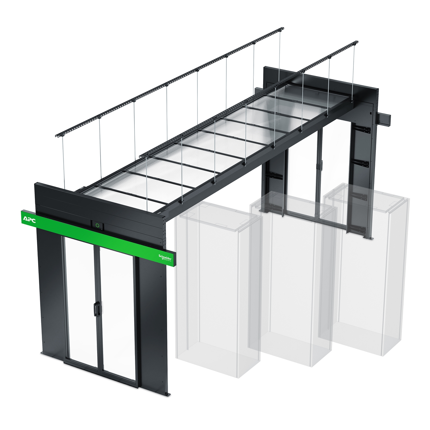 NSAC2052 - APC NetShelter Aisle Containment, Ceiling Mounting Rail 1500 ...