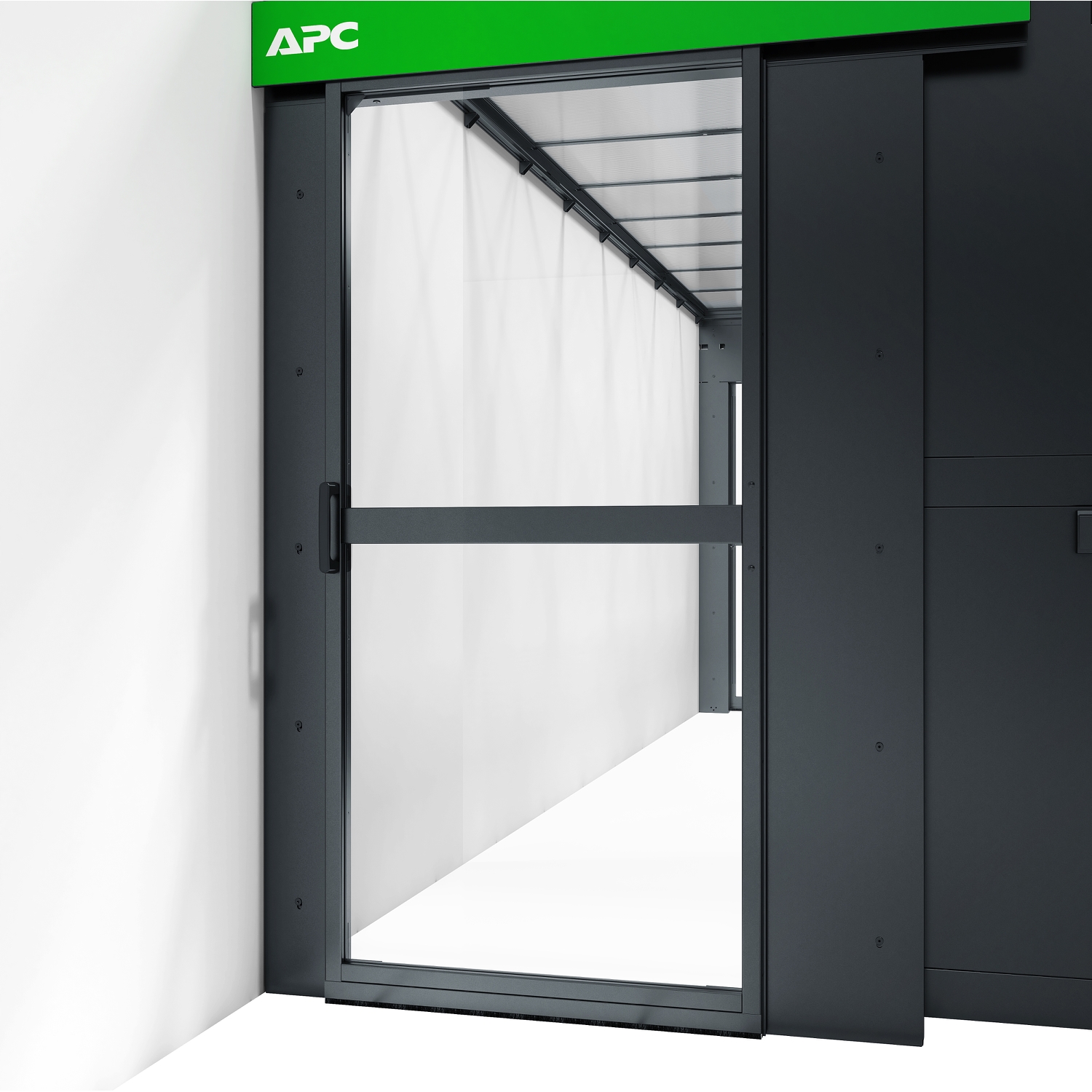 NSAC2402 - APC NetShelter Aisle Containment, Single Sliding Door, Black ...