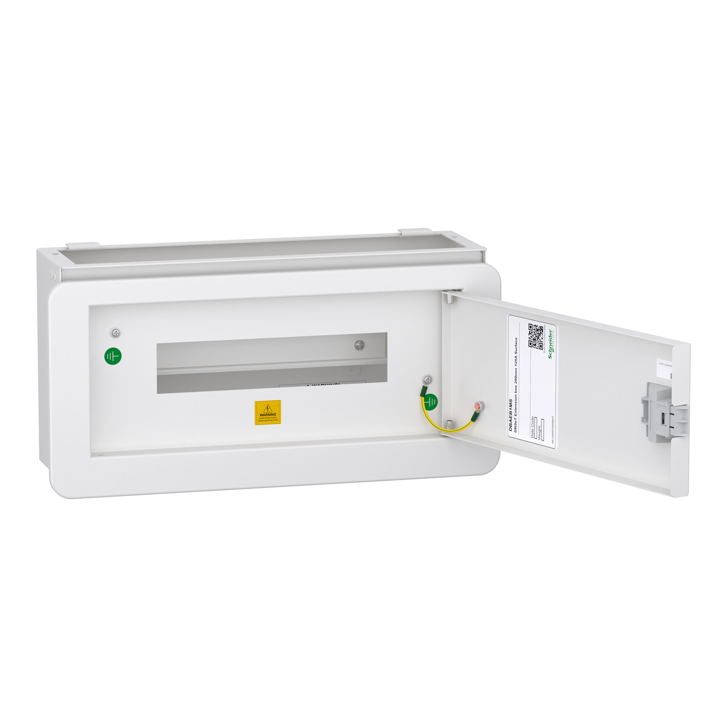DBAEB1MS - Extension box, DBSet, 125A, 200mm, surface mount | Schneider ...