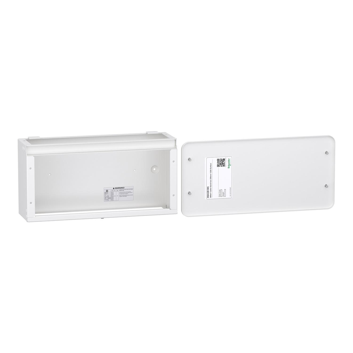 DBAGB1MS - Cable Gland box, DBSet, 125A, 200mm, surface mount ...