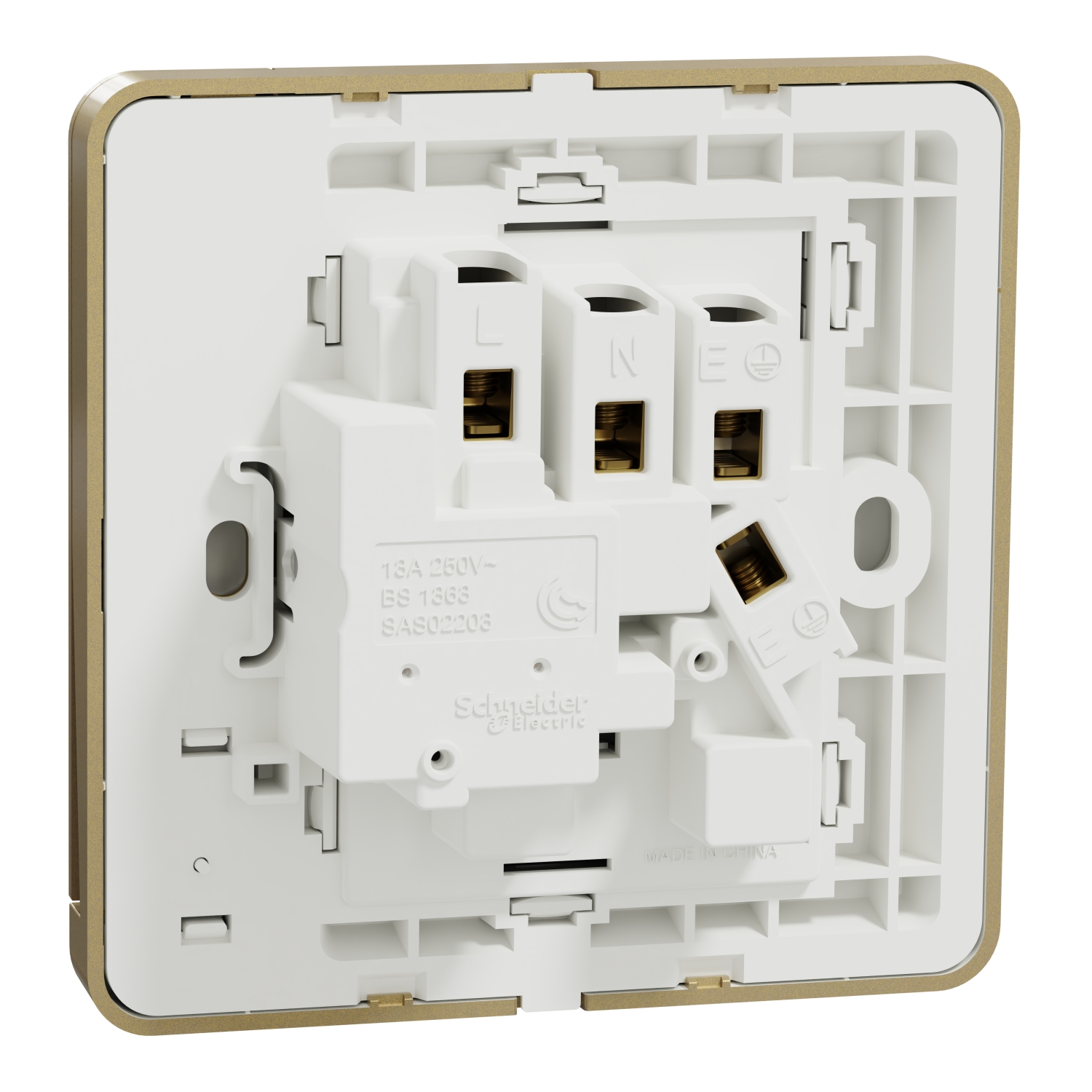 E8315D_WG - Switched socket, AvatarOn, 13A 250V, 2 pole, 1 gang, wine ...