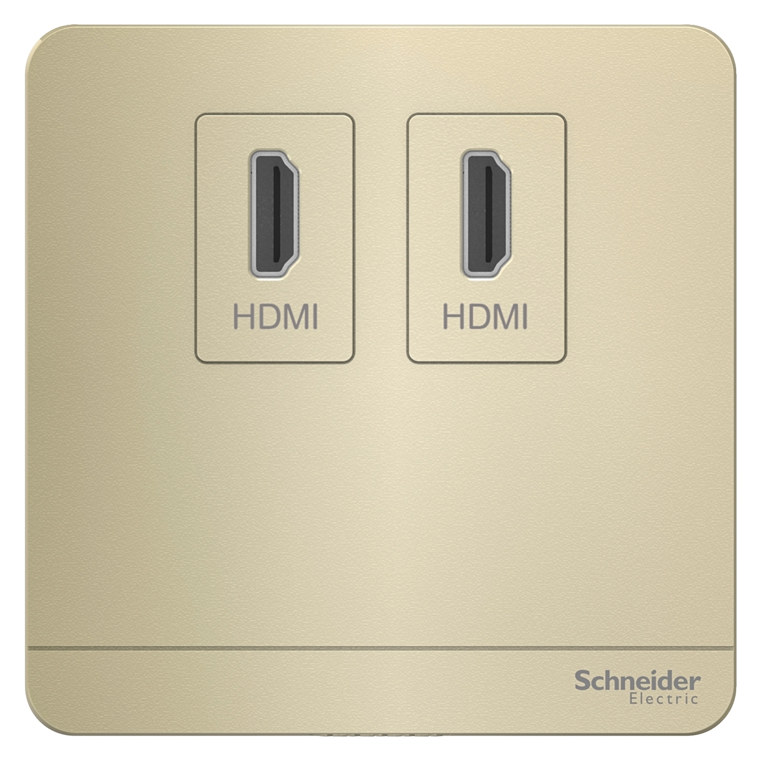 E8332HDHD_WG - AvatarOn, data socket, 2 HDMI, Wine Gold | Schneider ...