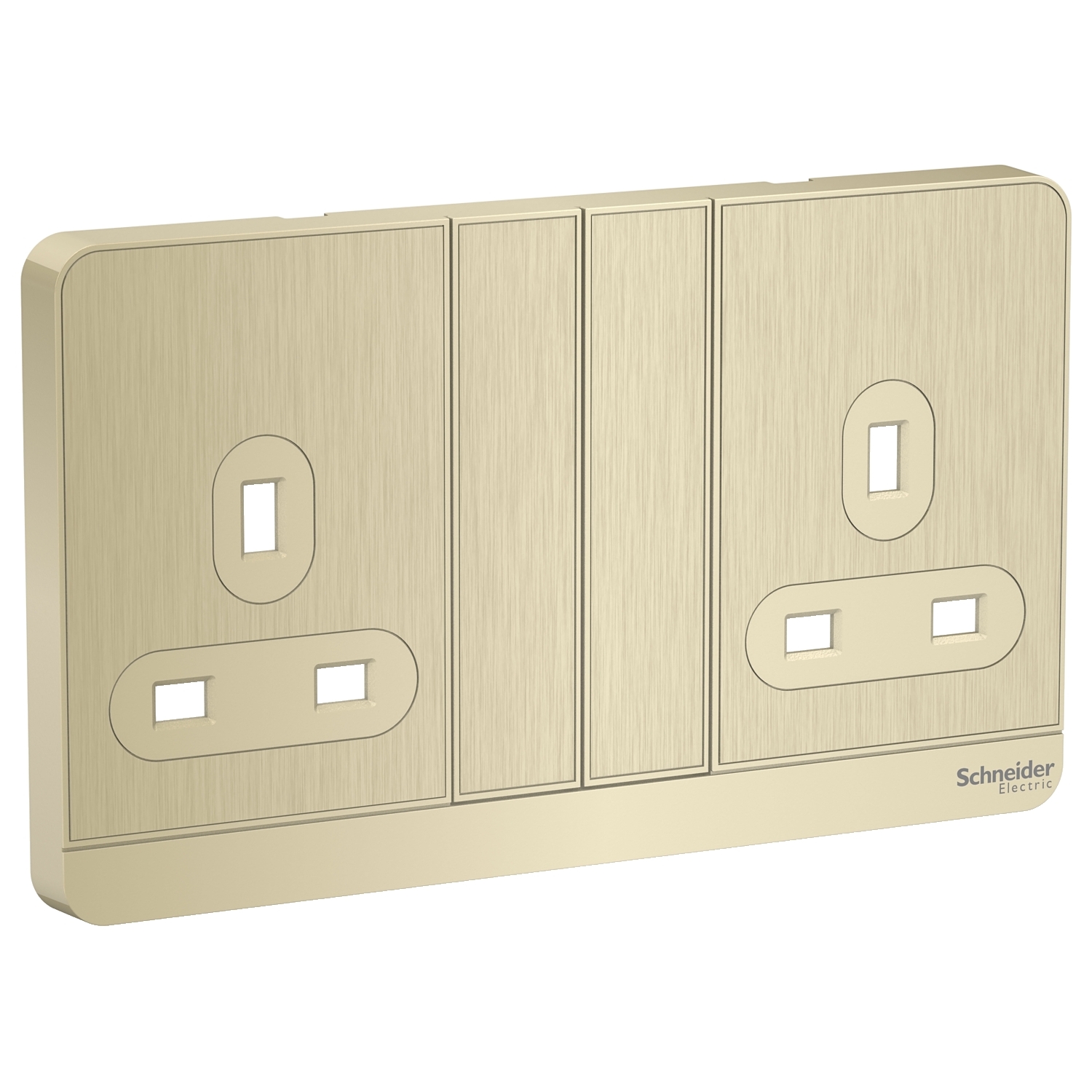 E83T25_GH_G12 - AvatarOn, 2 switched socket, 3P, 13 A, 250 V, Metal ...