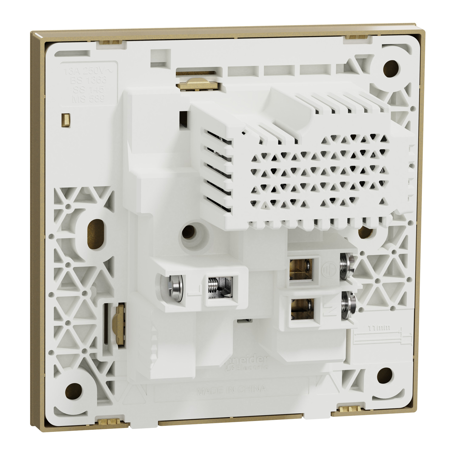 E8715USB_WG - Switch Socket, AvatarOn C, 13A, 1 gang, 2.1A two port USB ...