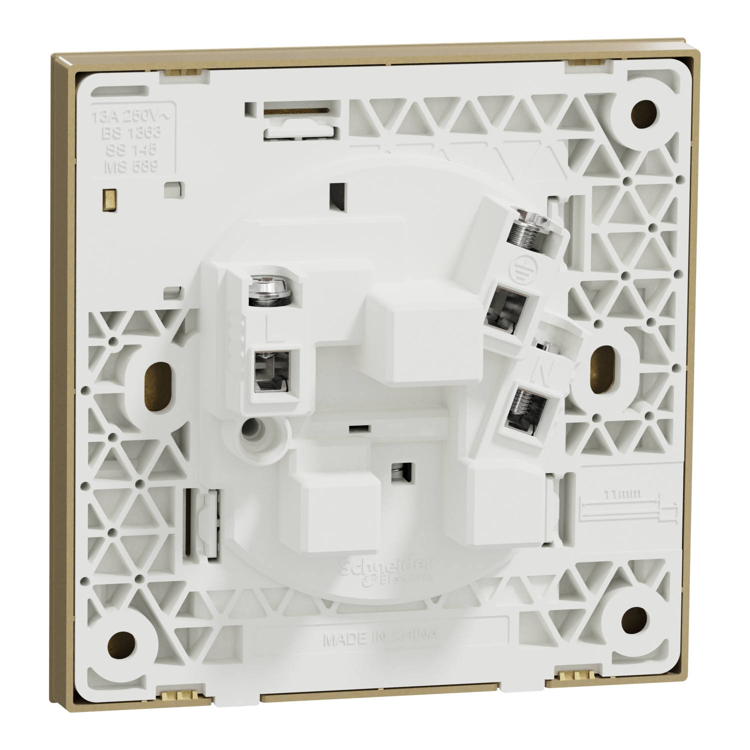 E8715_WG_G11 - Switched socket, AvatarOn C, basic element with complete ...