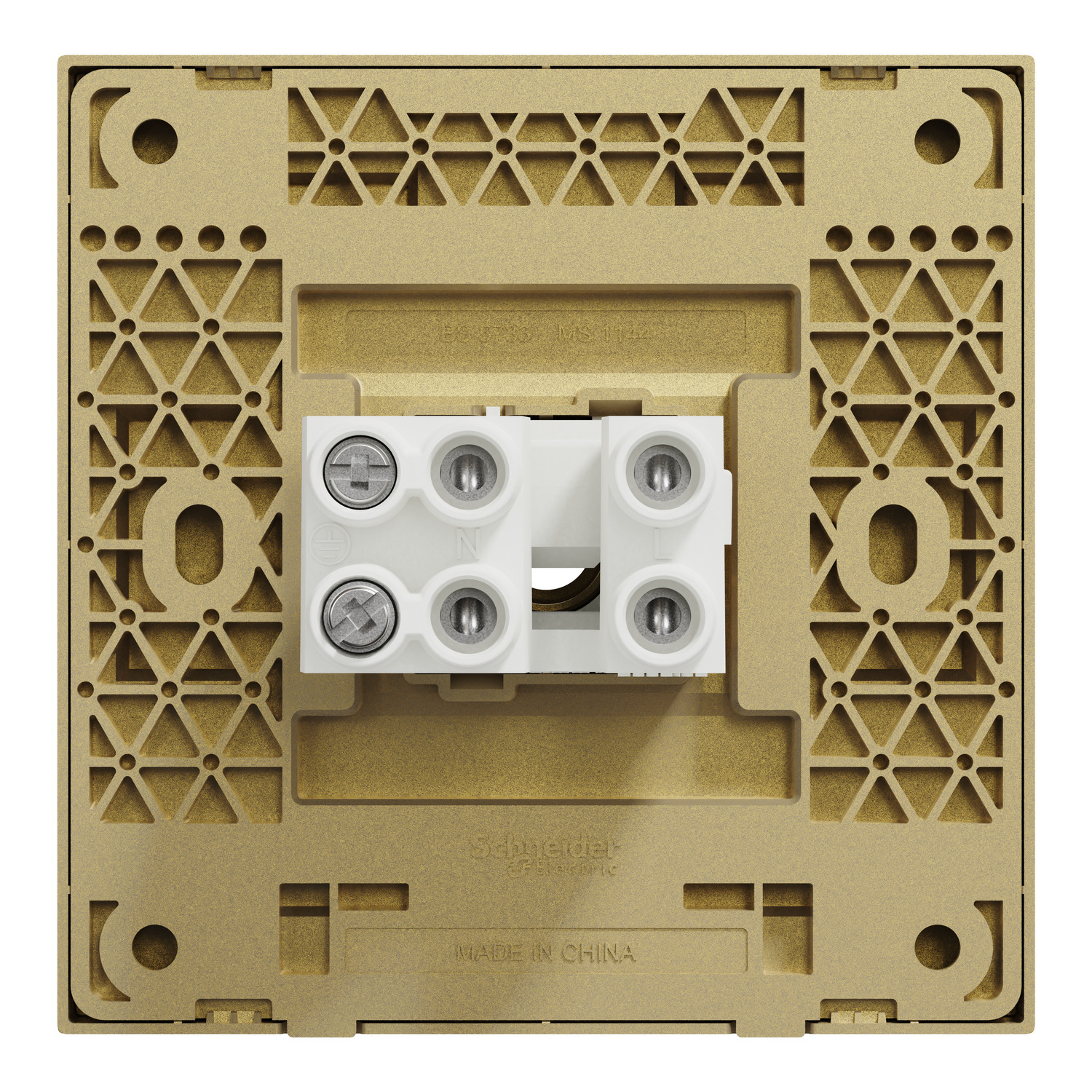 E8731TB_WG - Connection Unit, AvatarOn C, 25A, 250V, 1 gang, wine gold | Schneider Electric UAE