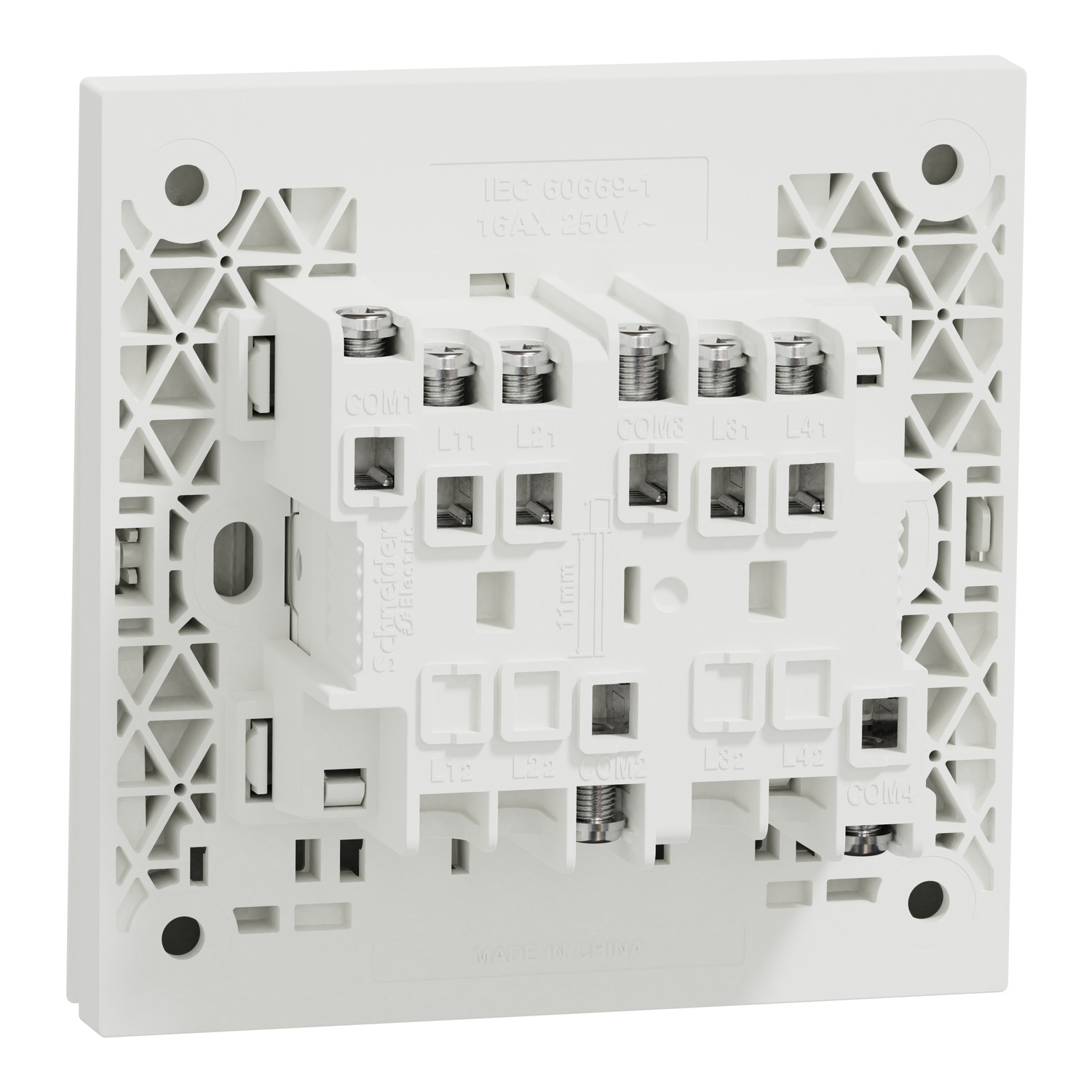 E8734L1F_WE - Switch with Fluorescent Locator, AvatarOn C, 1 way, 4 ...