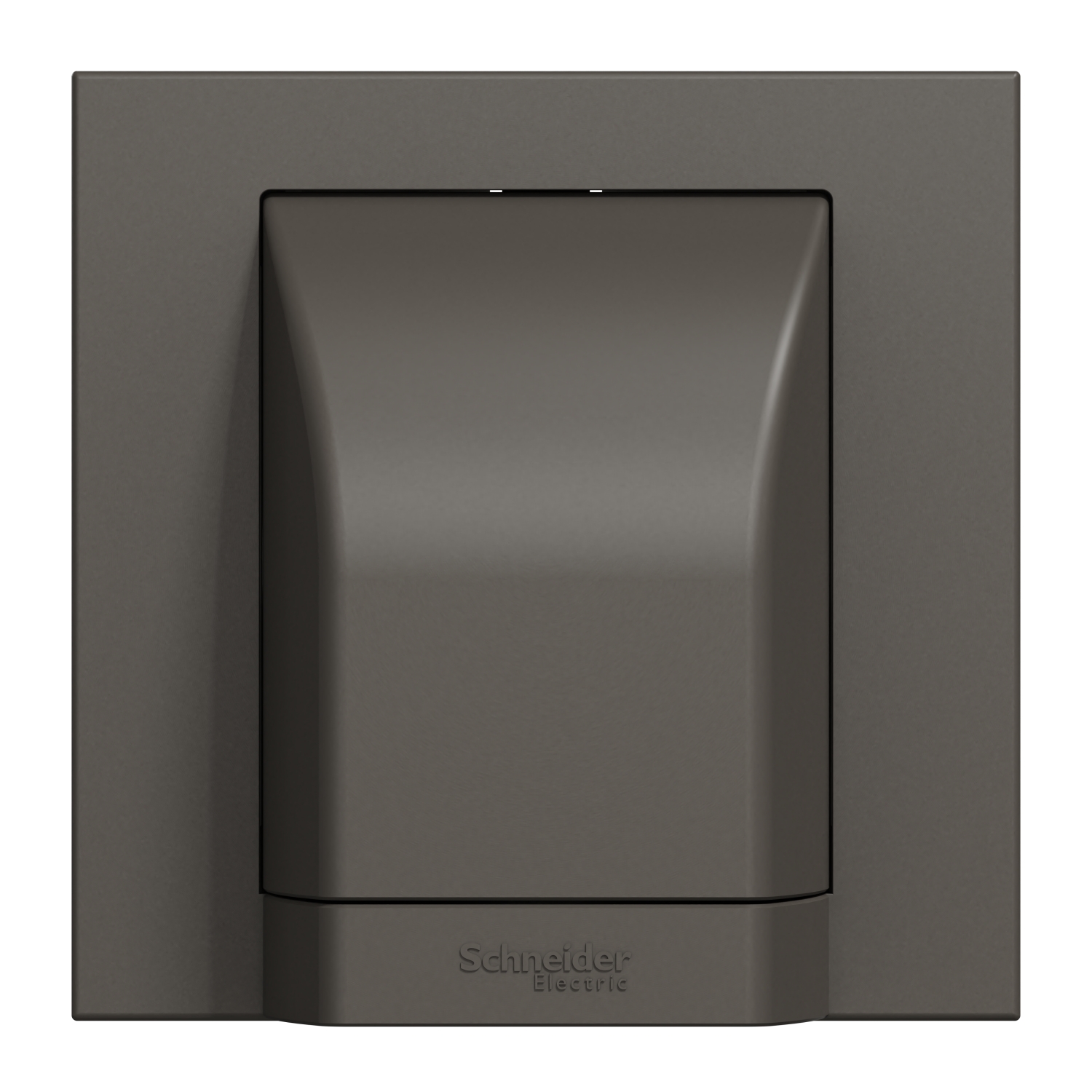 E87554_DG_G11 - Connection Unit, AvatarOn C, 45A, 250V, 1 gang, dark grey | Schneider Electric ...