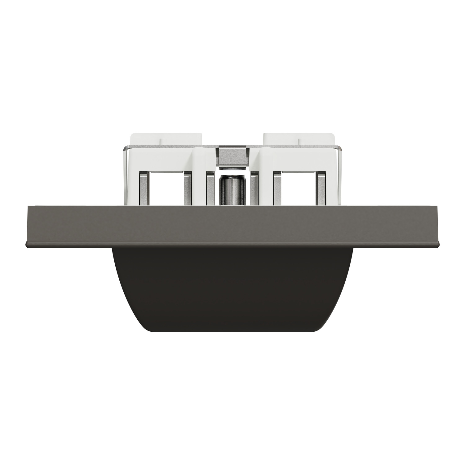 E87554_DG_G11 - Connection Unit, AvatarOn C, 45A, 250V, 1 gang, dark ...