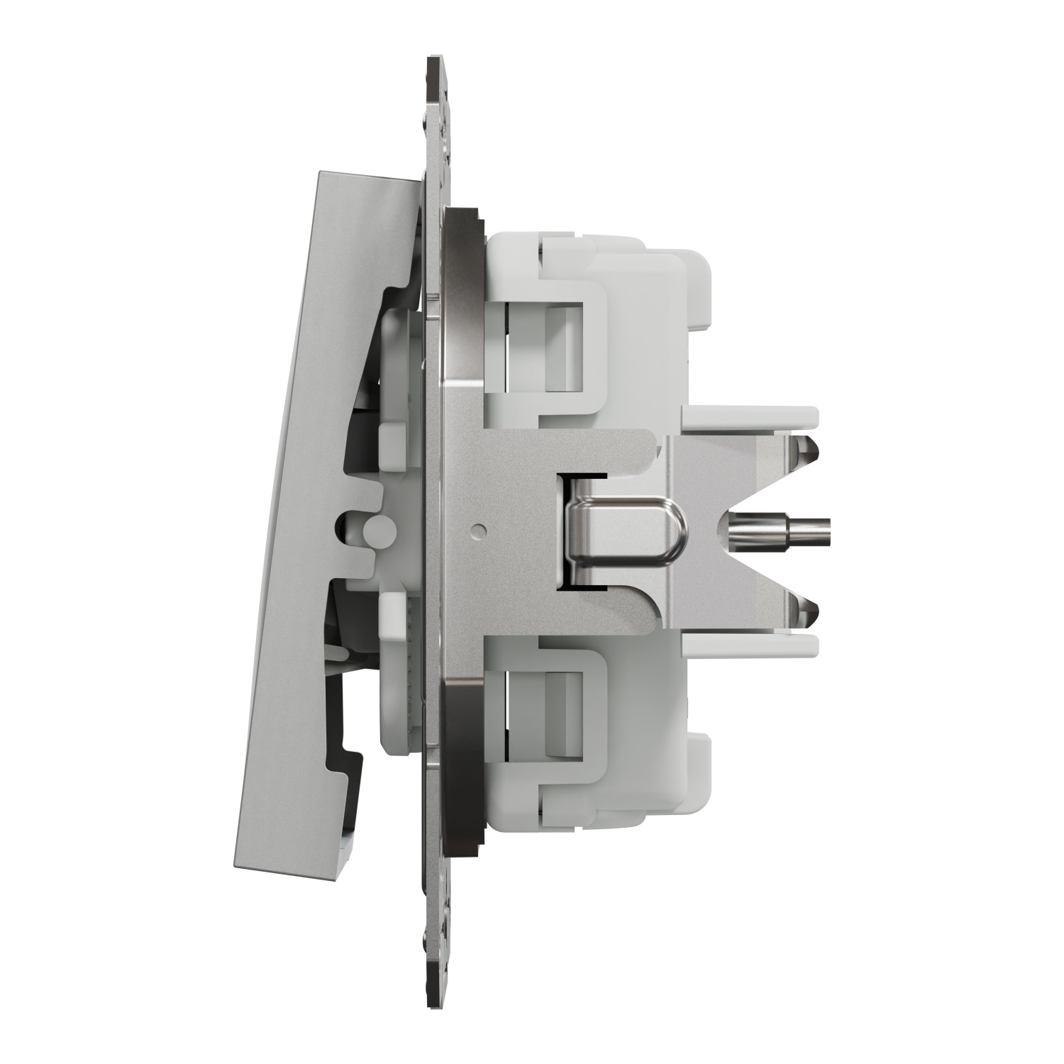 EPH2100161 - Asfora - 3 circuits switch without frame - aluminium ...