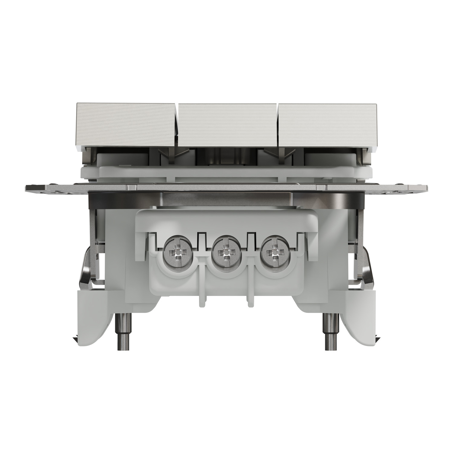 EPH2100169 - Asfora - interrupteur 3 circuits sans cadre - bronze ...